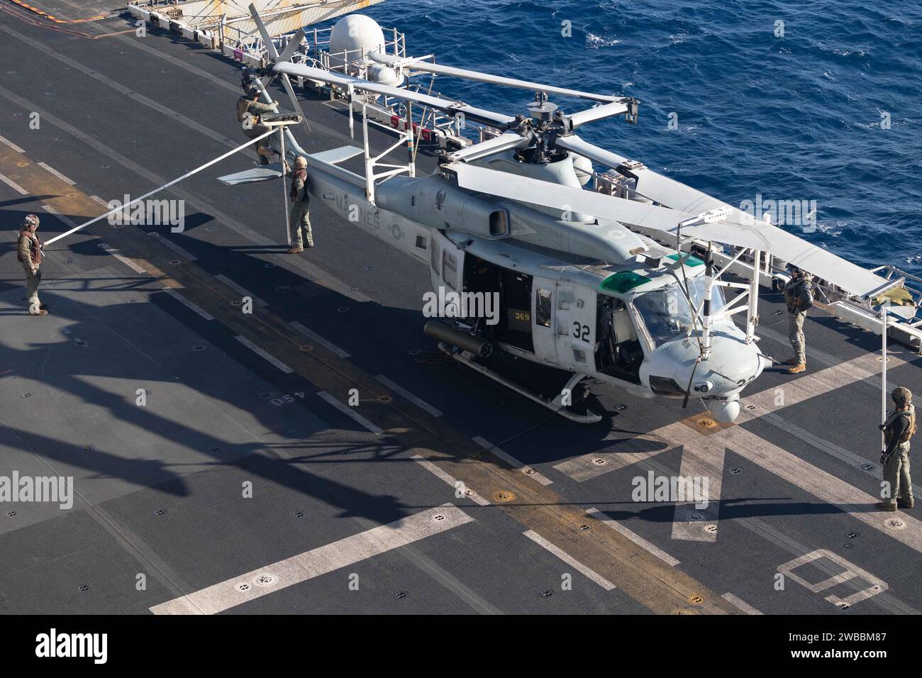 240103-N-OQ442-1031 MEDITERRANEAN SEA (Jan. 3, 2024) Marines assigned ...