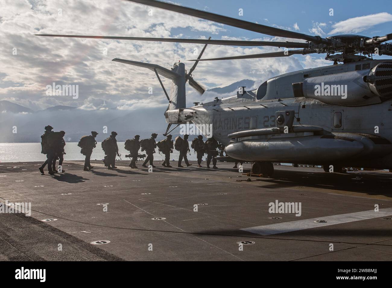 U.S. Marines from the 26th Marine Expeditionary Unit (Special ...