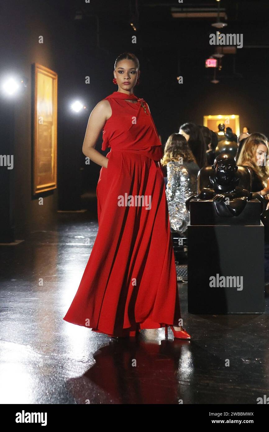 Nathalie Kriado Fashion Experience held at the Nadar Art Museum during ...