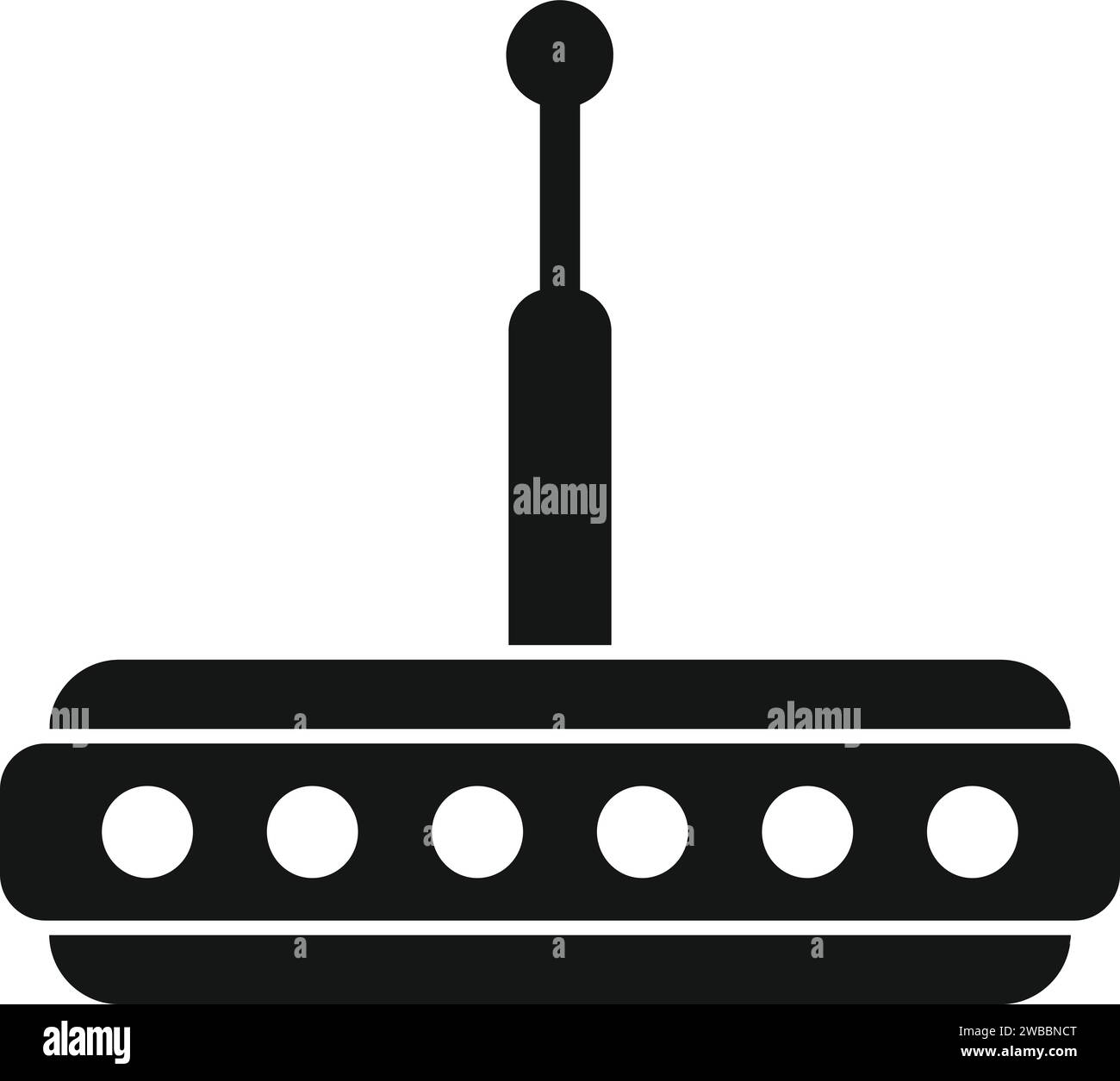 One antenna router icon simple vector. Dark storage cloud. Admin online ...