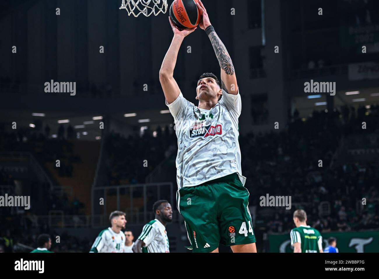 Athens, Lombardy, Greece. 9th Jan, 2024. 44 KONSTANTINOS MITOGLOU of ...
