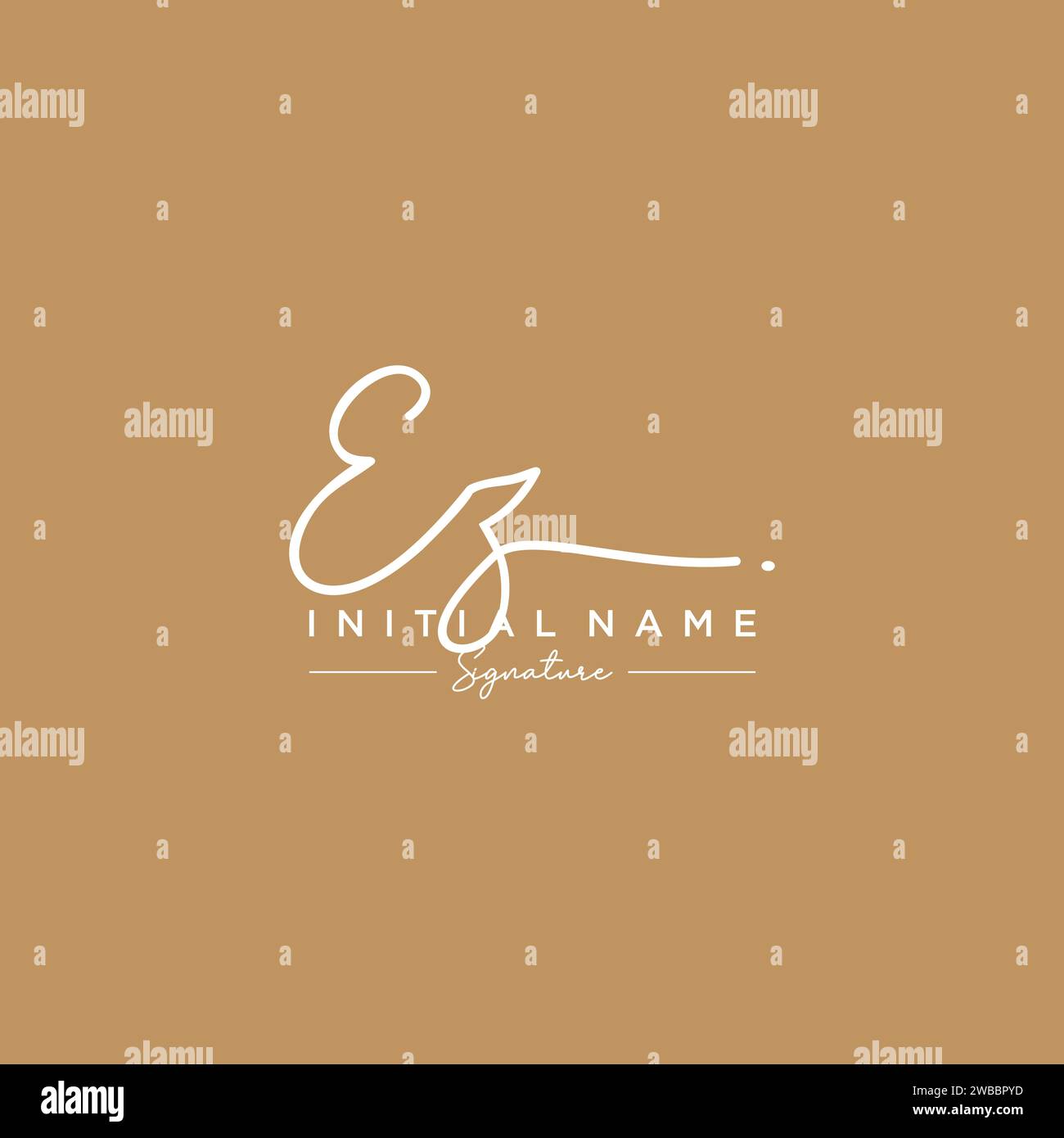 EZ Signature Logo Template Vector Stock Vector Image & Art - Alamy