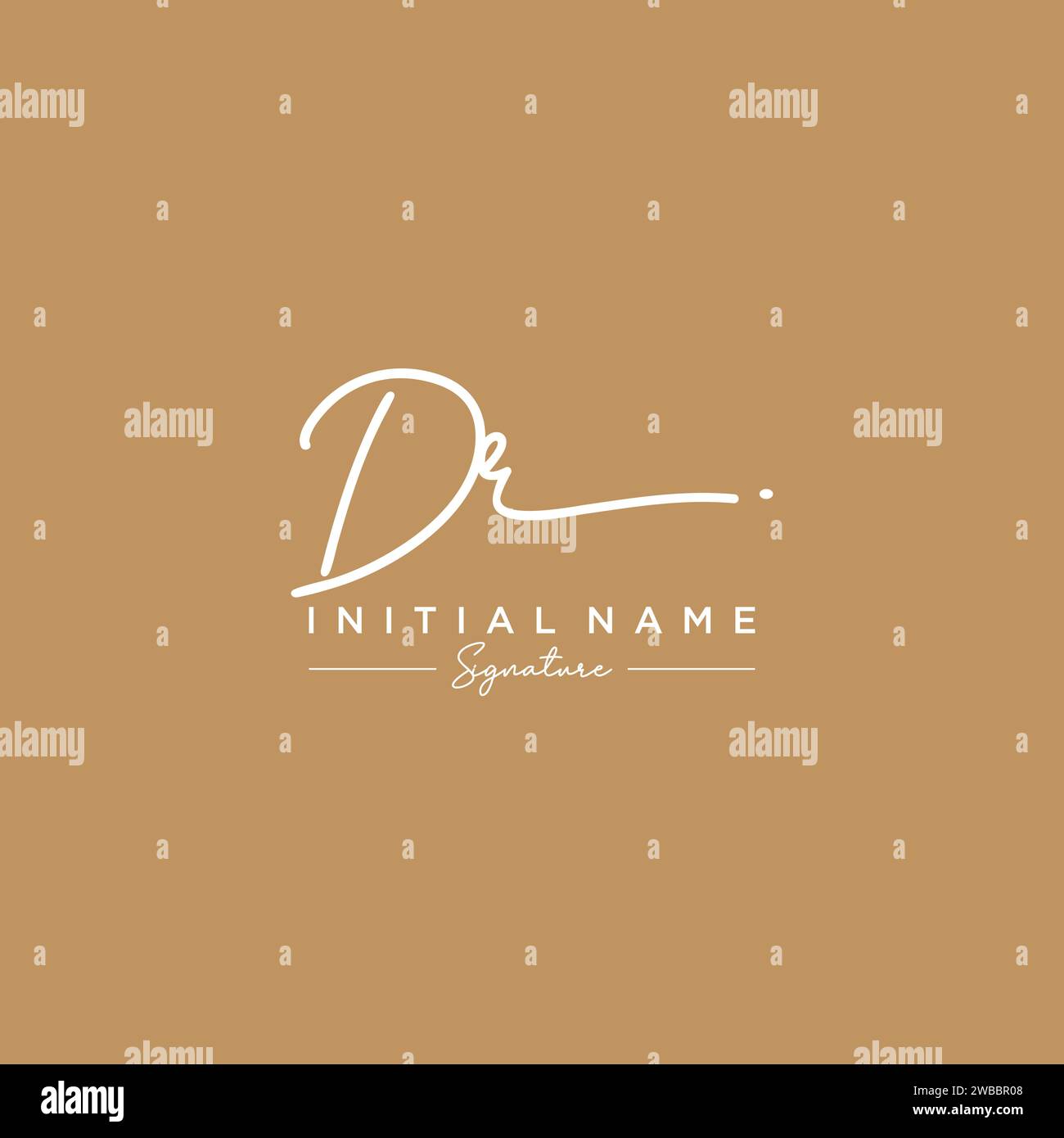 DR Signature Logo Template Vector Stock Vector Image & Art - Alamy