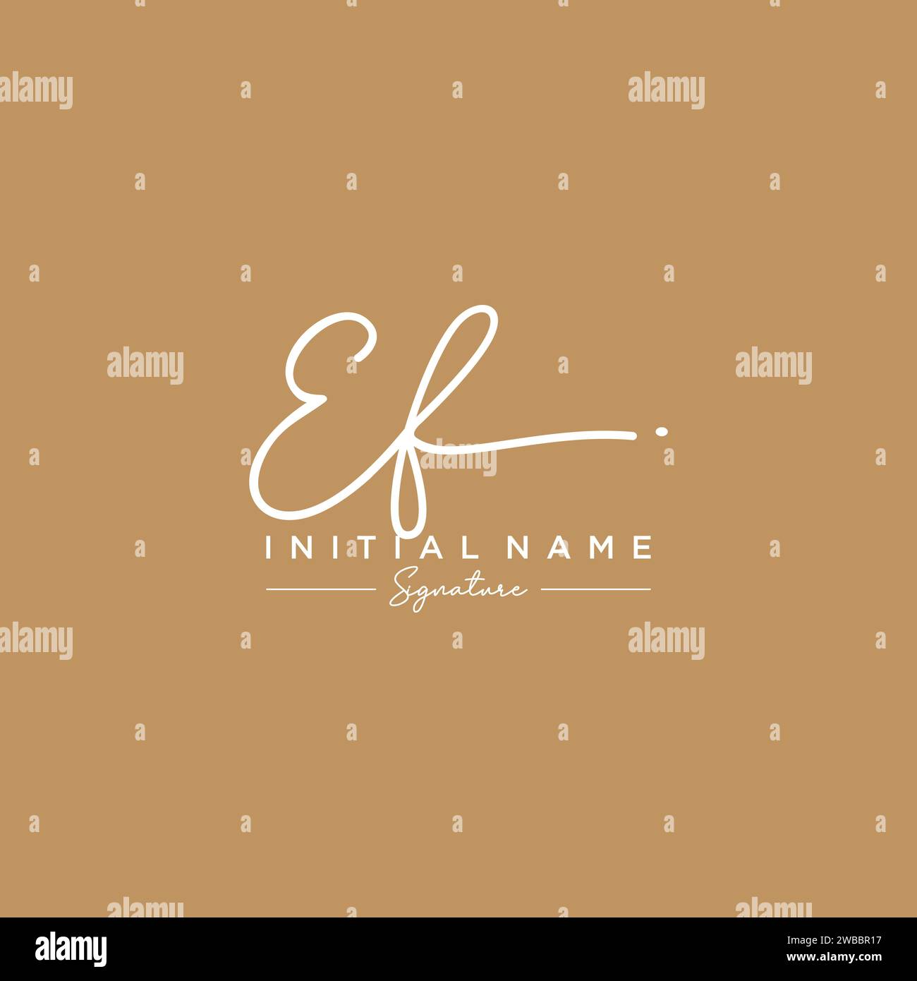 Ef template Stock Vector Images - Alamy