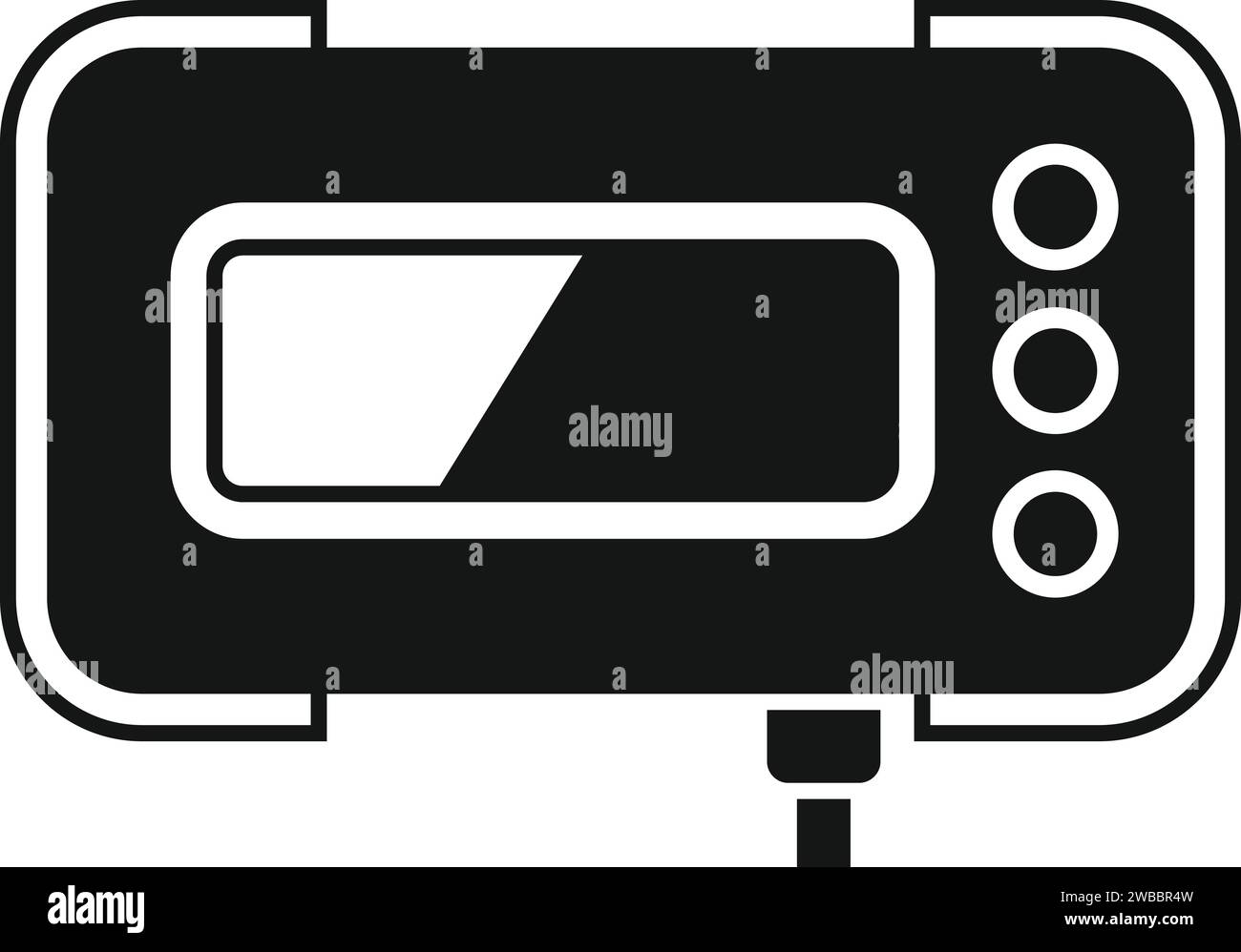Wired taximeter device icon simple vector. Public service. Cab app map ...