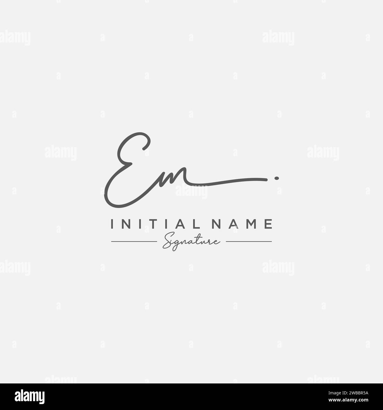 Em logo vector vectors hi-res stock photography and images - Alamy