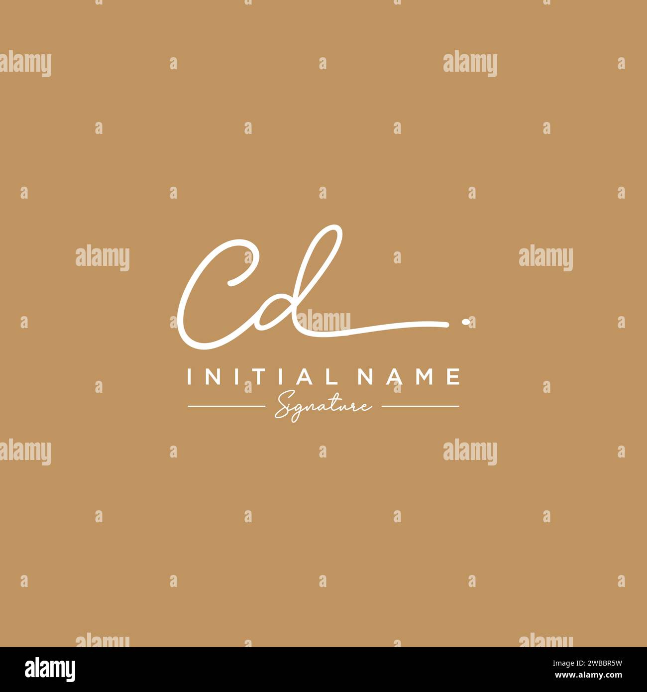 CD Signature Logo Template Vector Stock Vector Image & Art - Alamy