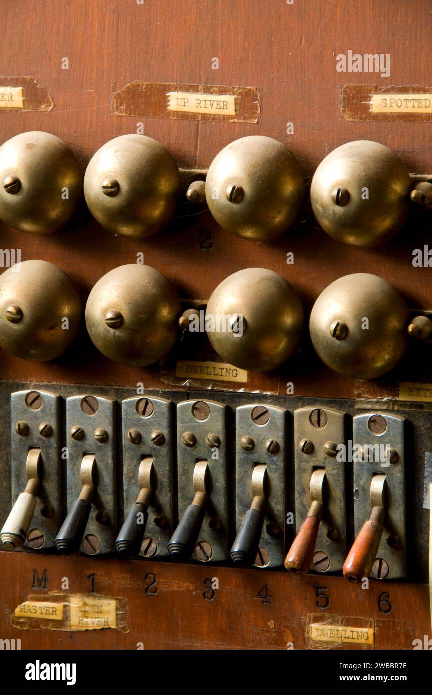 Single line telephone in Schafer Ranger Station, Middle Fork Flathead ...