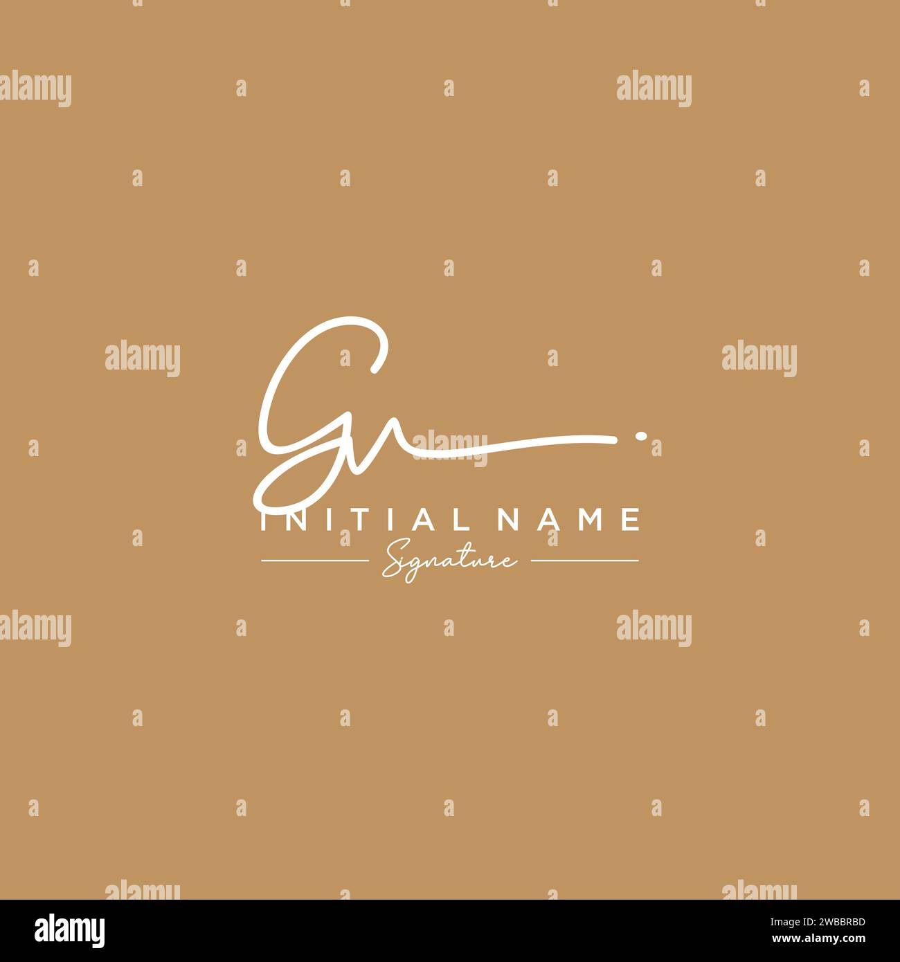 GV Signature Logo Template Vector Stock Vector Image & Art - Alamy