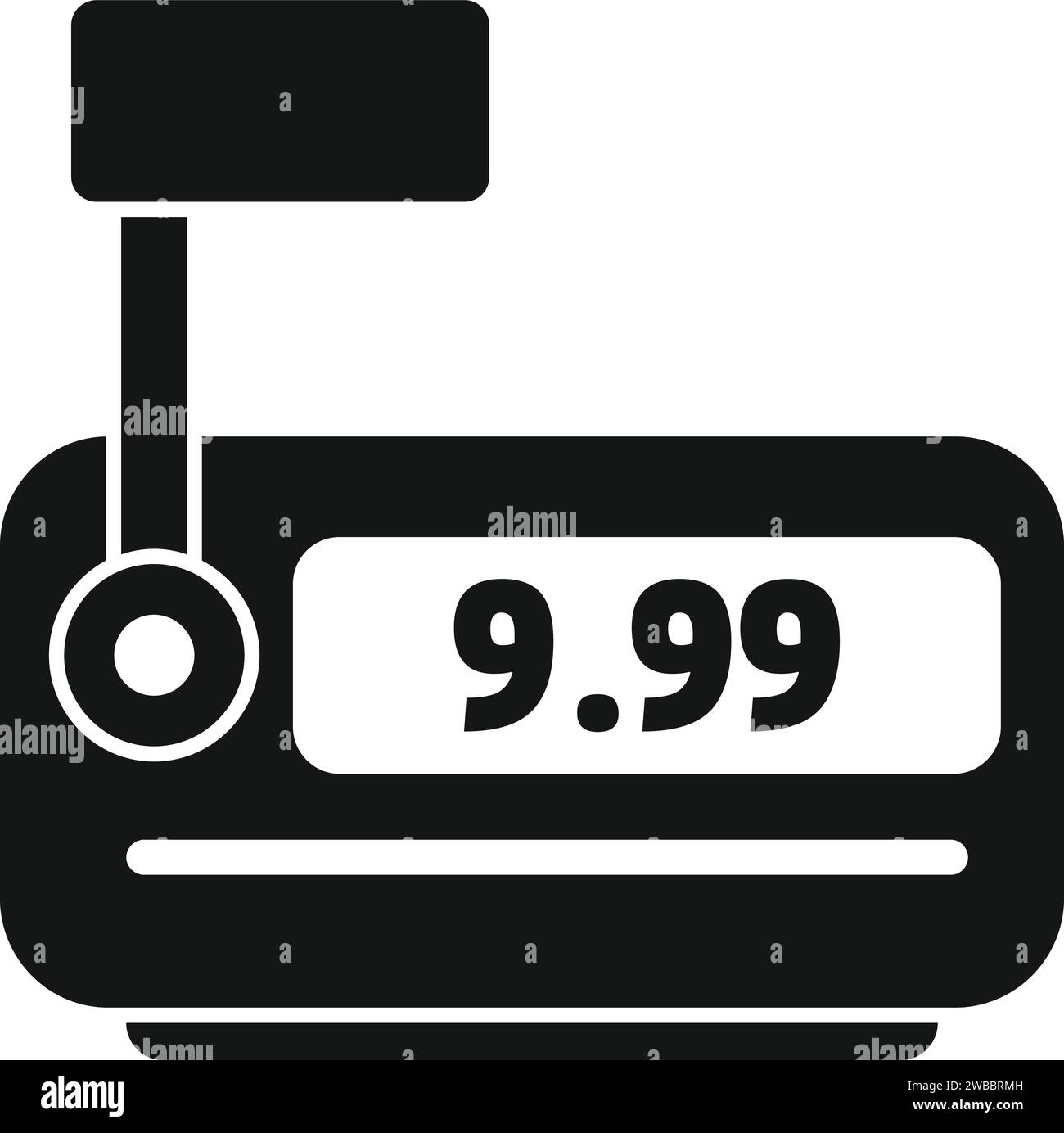 Best stopwatch taximeter icon simple vector. Transport rate. Ride app ...