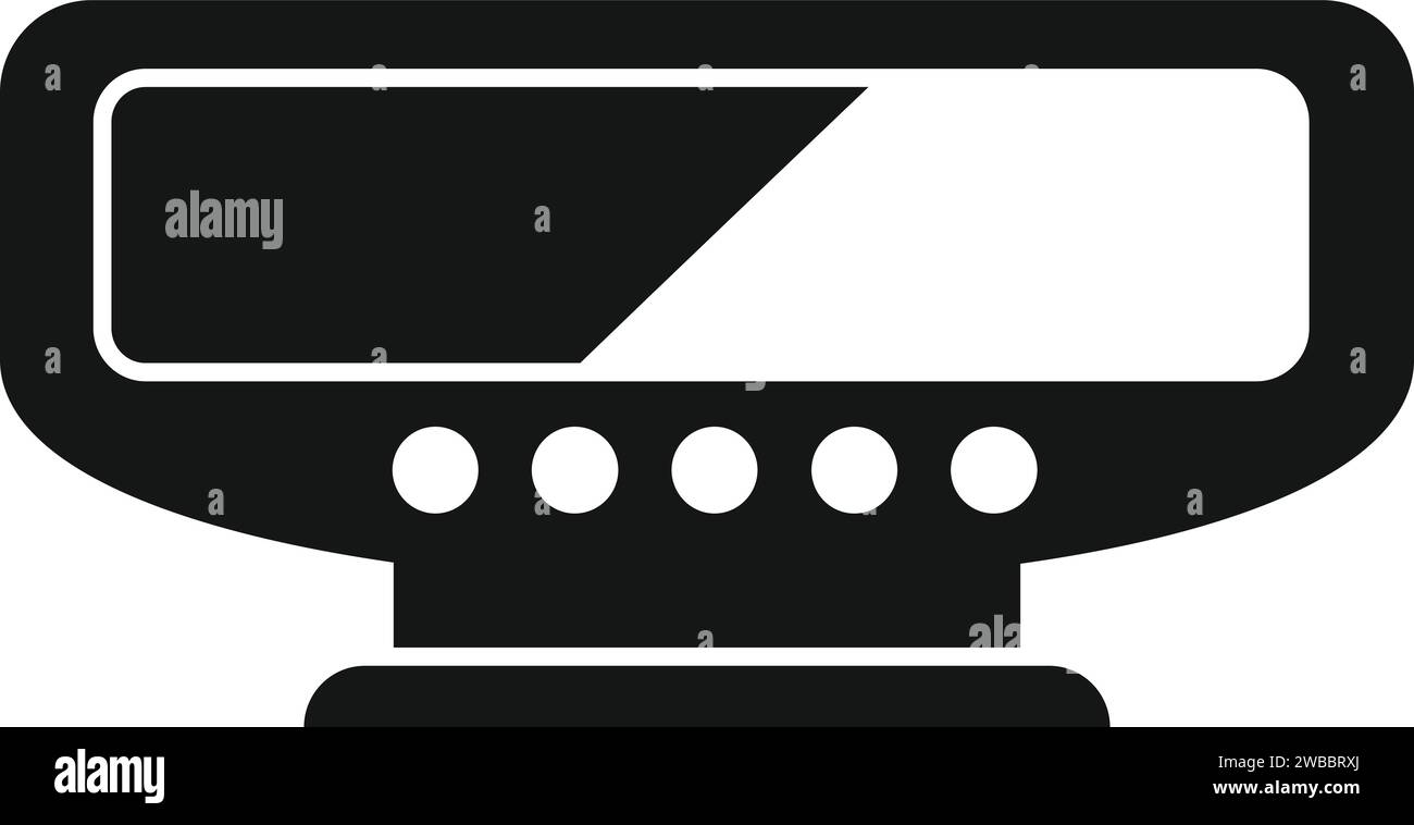 Portable taximeter device icon simple vector. Traffic meter rate. Ride ...