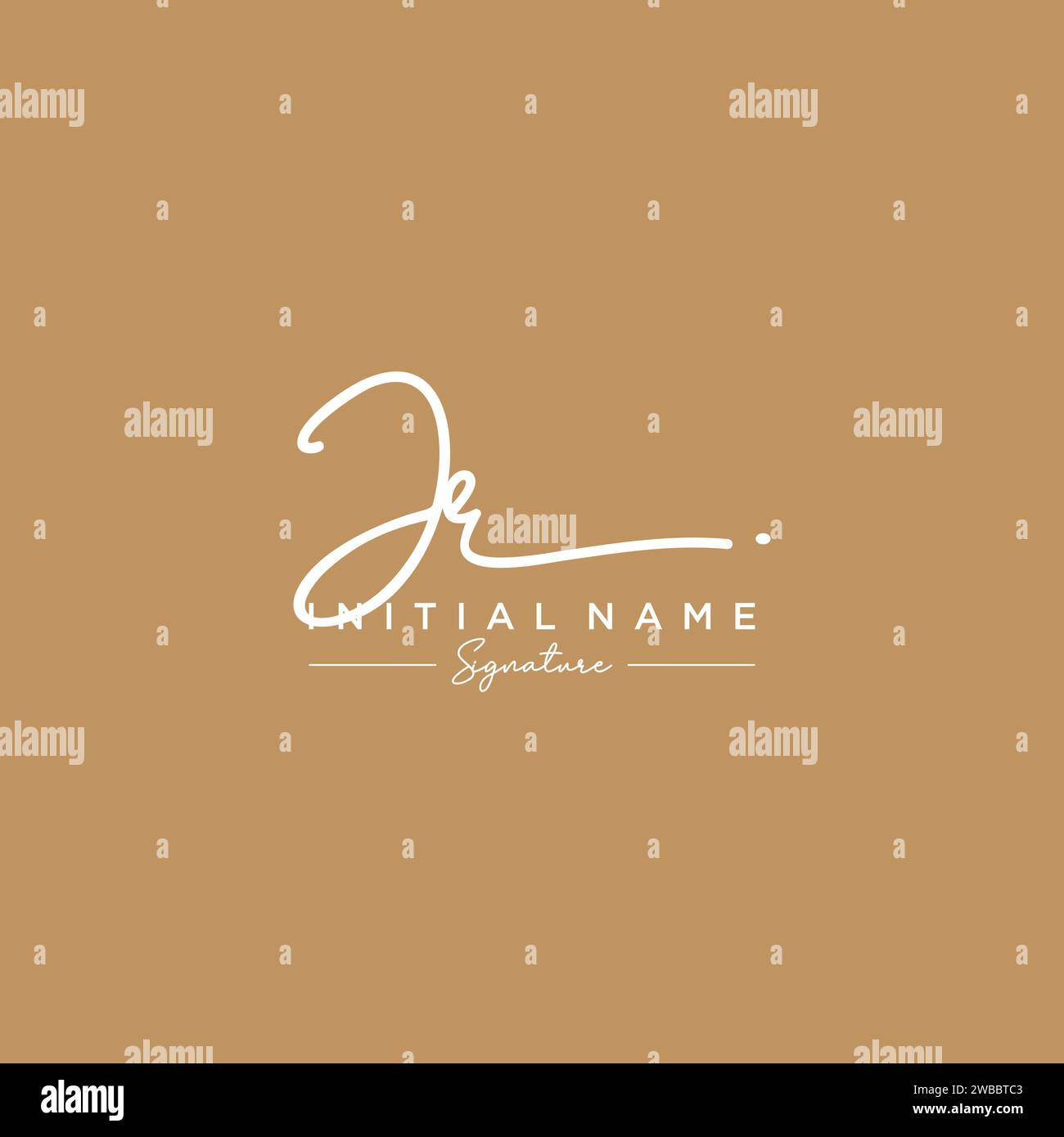 JR Signature Logo Template Vector Stock Vector Image & Art - Alamy