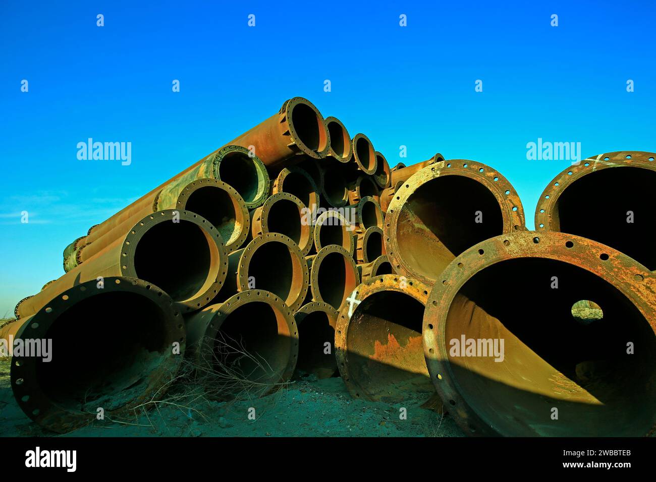 The rusty pipe Stock Photo - Alamy