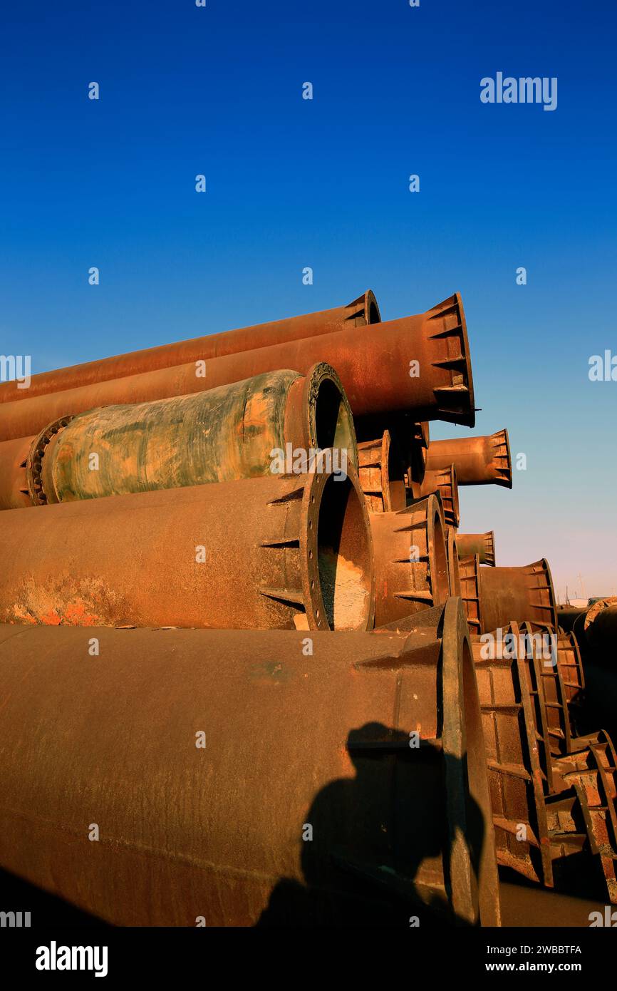 The rusty pipe Stock Photo - Alamy