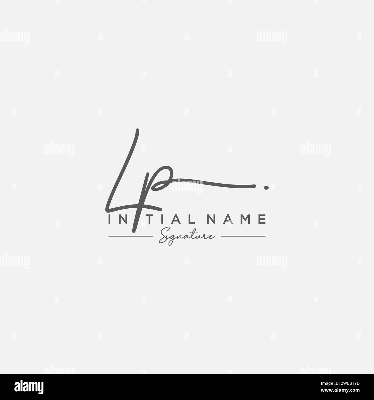 LO Signature Logo Template Vector Stock Vector Image & Art - Alamy