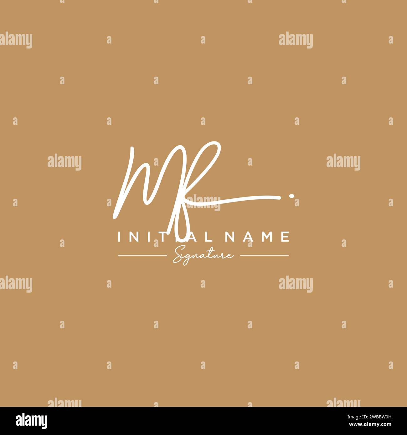 MF Signature Logo Template Vector Stock Vector Image & Art - Alamy