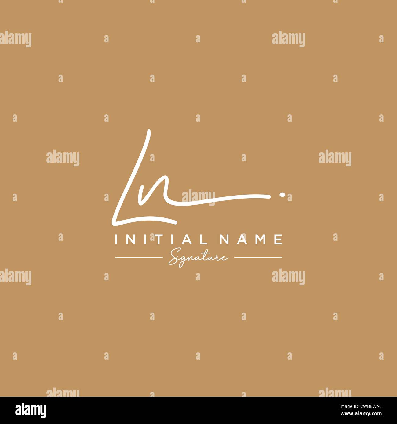 Ln logo vector vectors hi-res stock photography and images - Alamy
