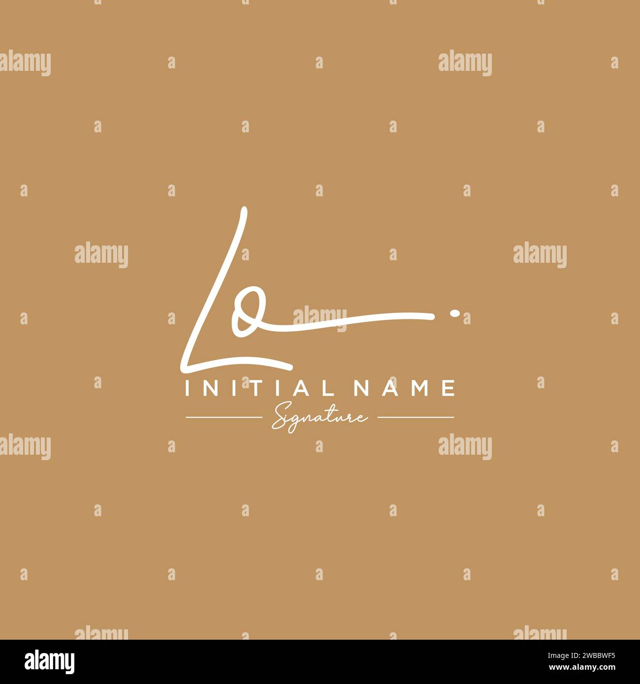 LP Signature Logo Template Vector Stock Vector Image & Art - Alamy