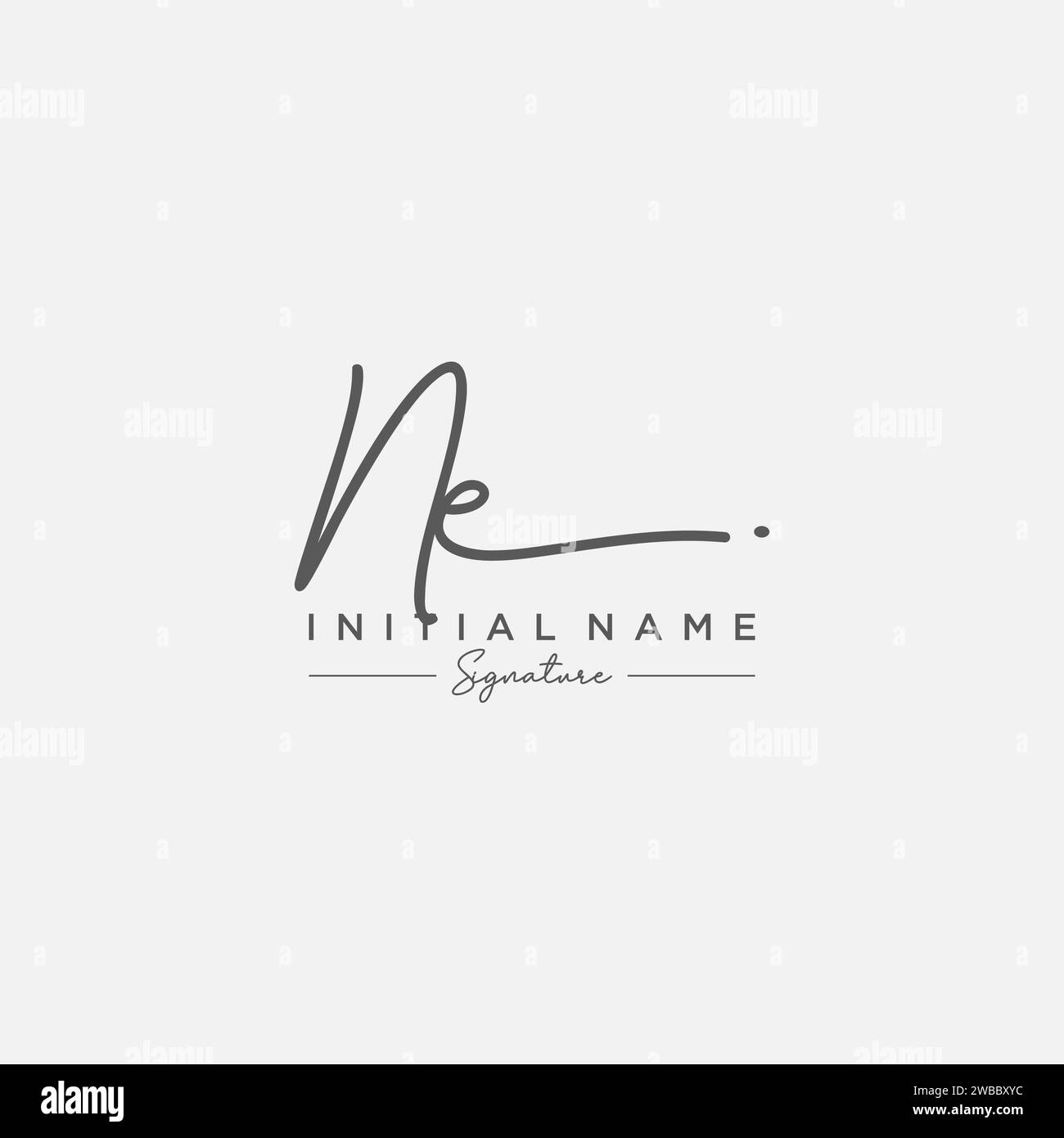 Ne alphabet Stock Vector Images - Alamy