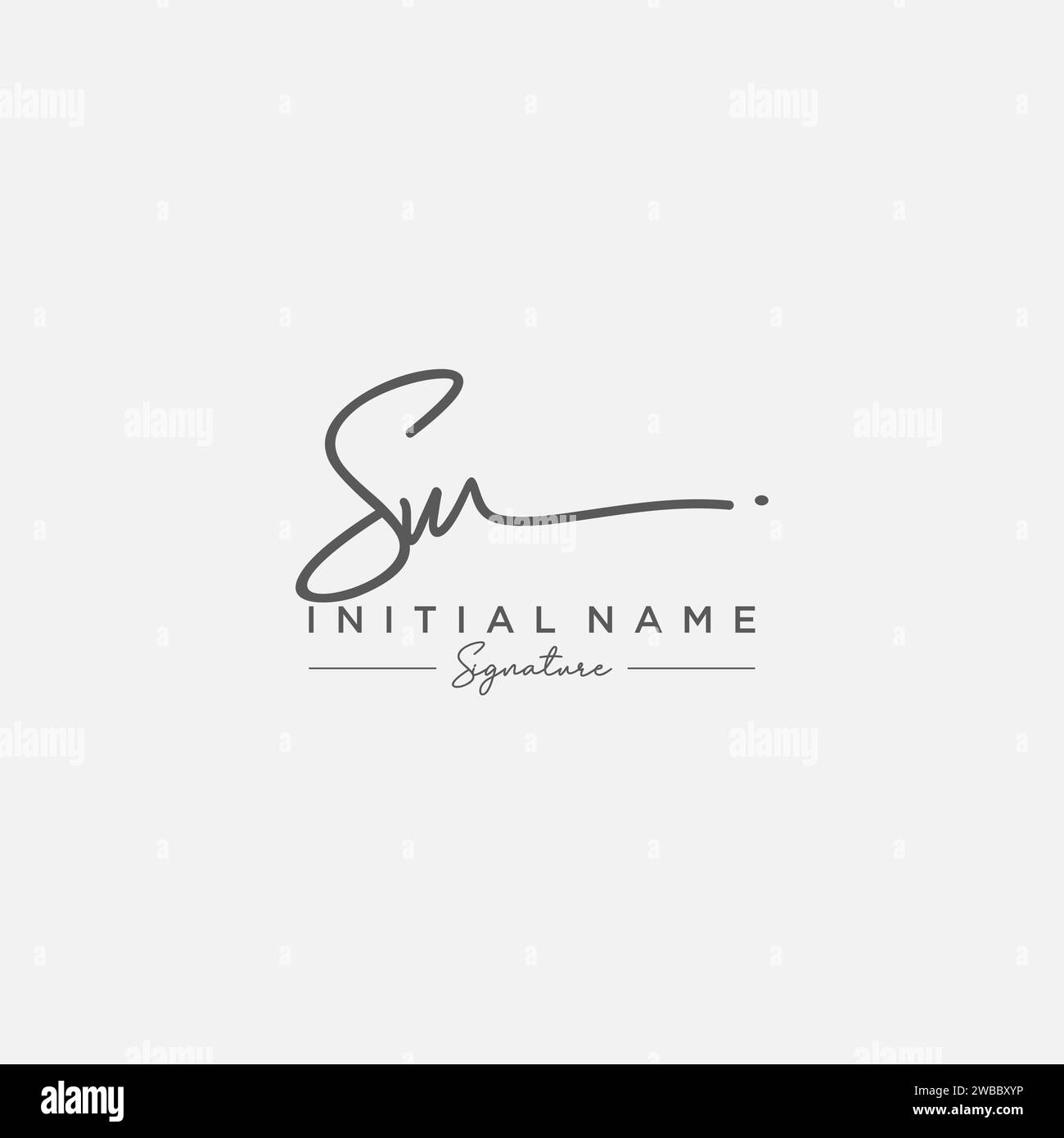 Sw signature hi-res stock photography and images - Alamy