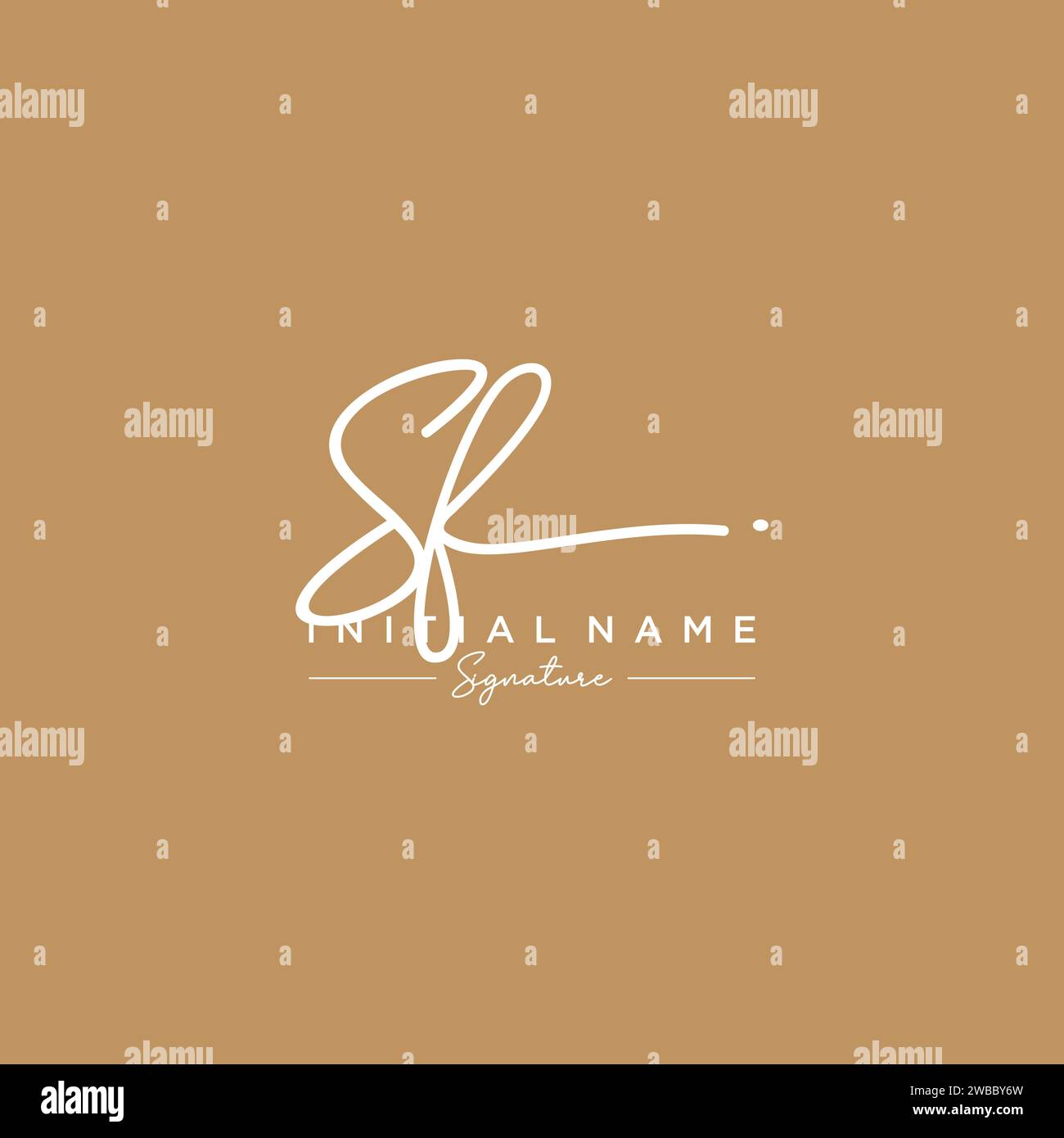 SF Signature Logo Template Vector Stock Vector Image & Art - Alamy