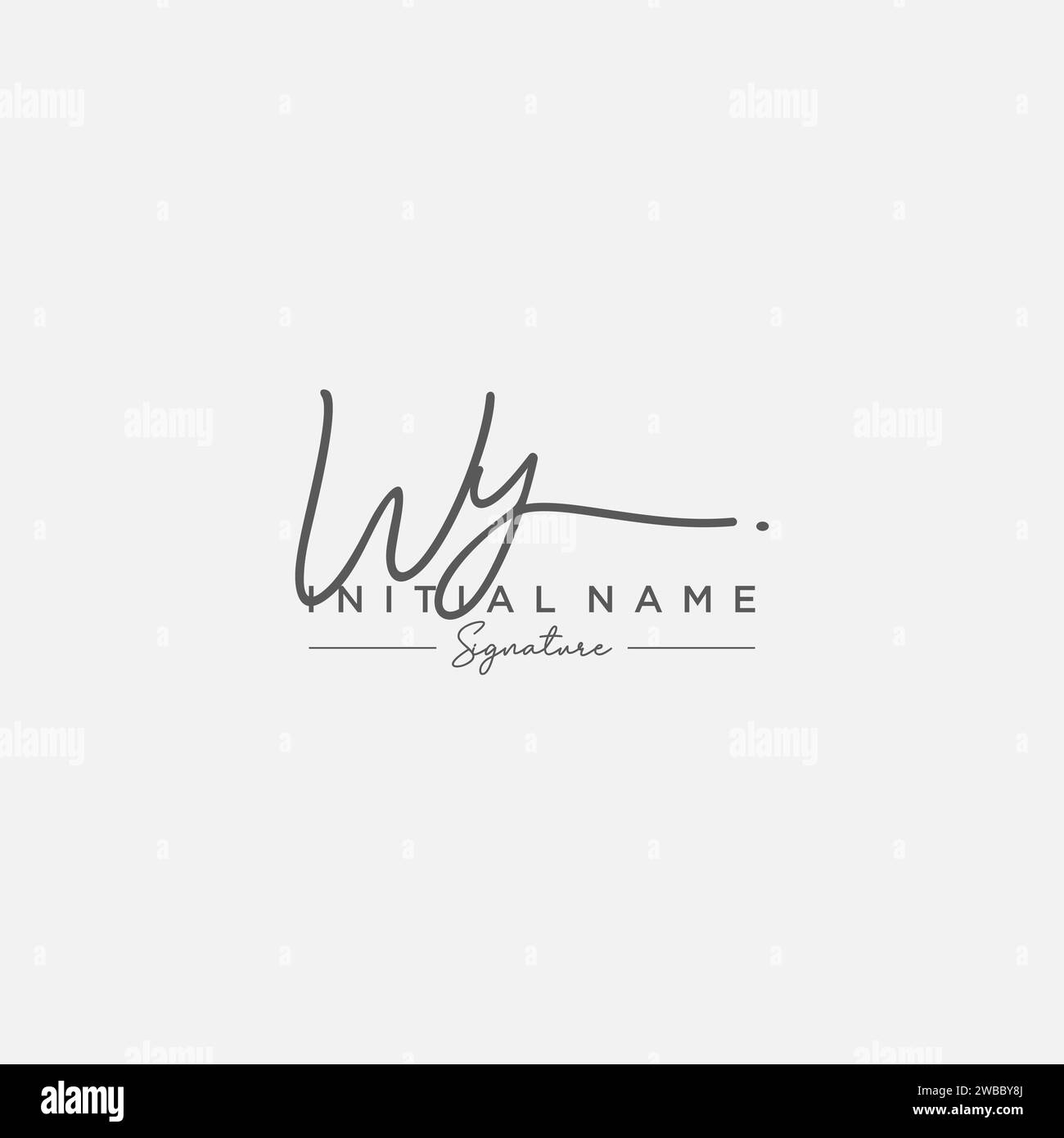Letter wy vector vectors hi-res stock photography and images - Alamy