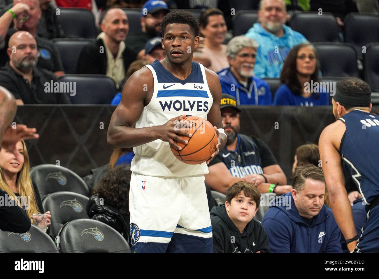Orlando, Florida, USA, January 9, 2024, Minnesota Timberwolves guard ...
