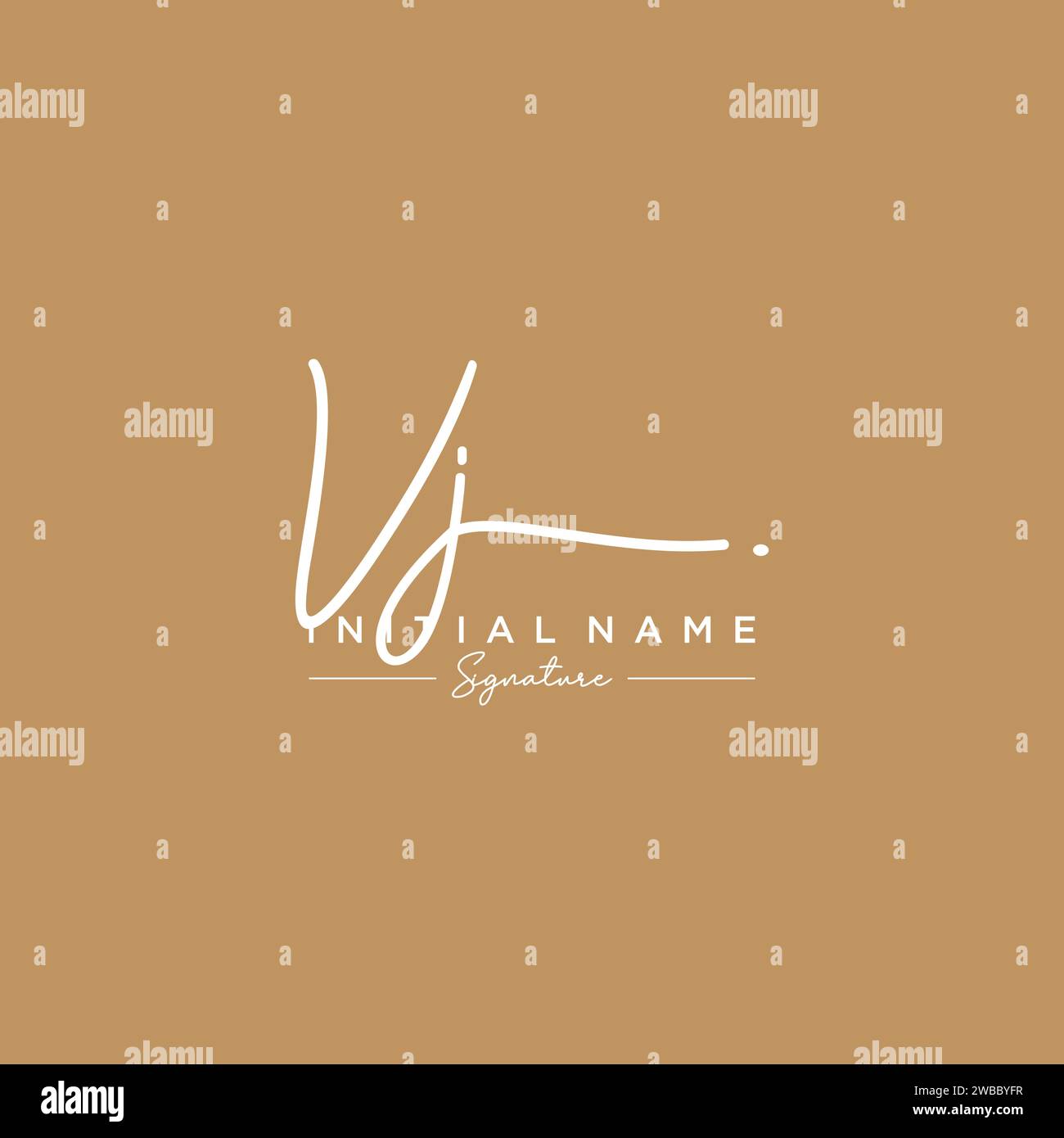 Vj signature hi-res stock photography and images - Alamy