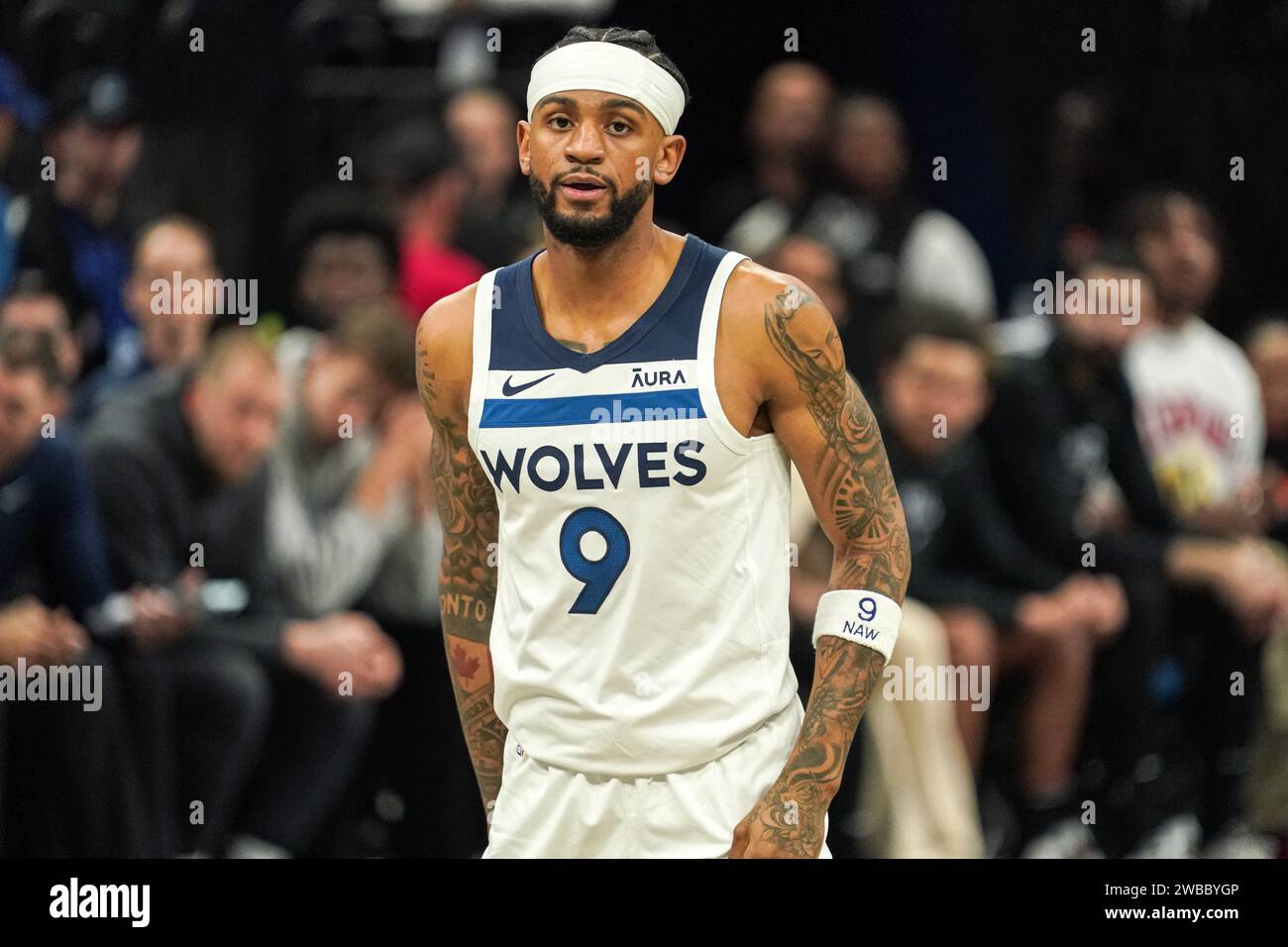Orlando, Florida, USA, January 9, 2024, Minnesota Timberwolves guard ...