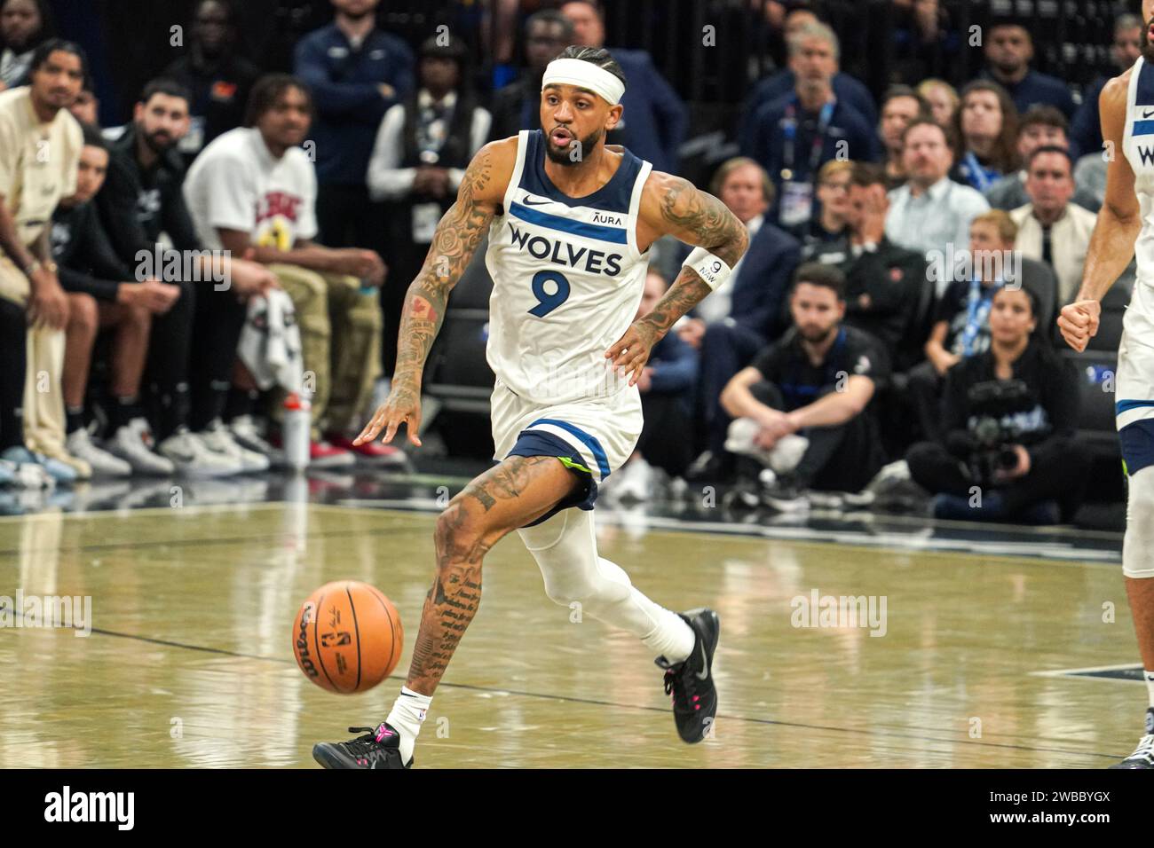 Orlando, Florida, USA, January 9, 2024, Minnesota Timberwolves guard ...
