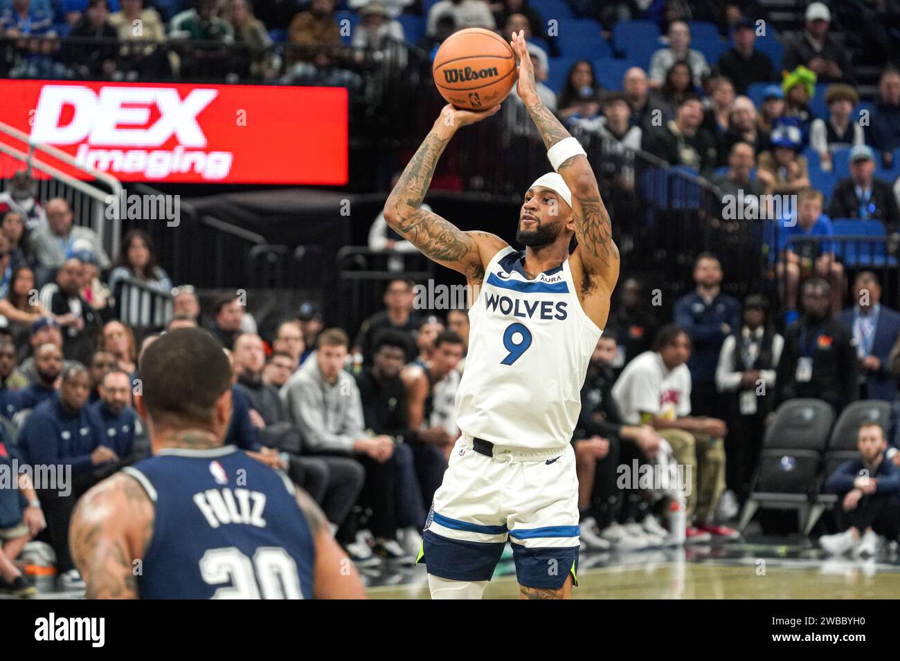 Orlando, Florida, USA, January 9, 2024, Minnesota Timberwolves guard ...