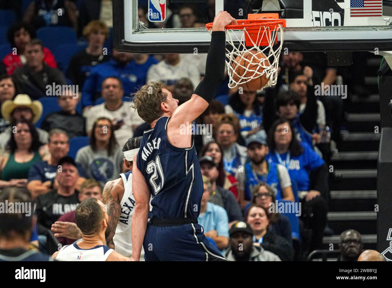 Orlando, Florida, USA, January 9, 2024, Orlando Magic center Moritz ...