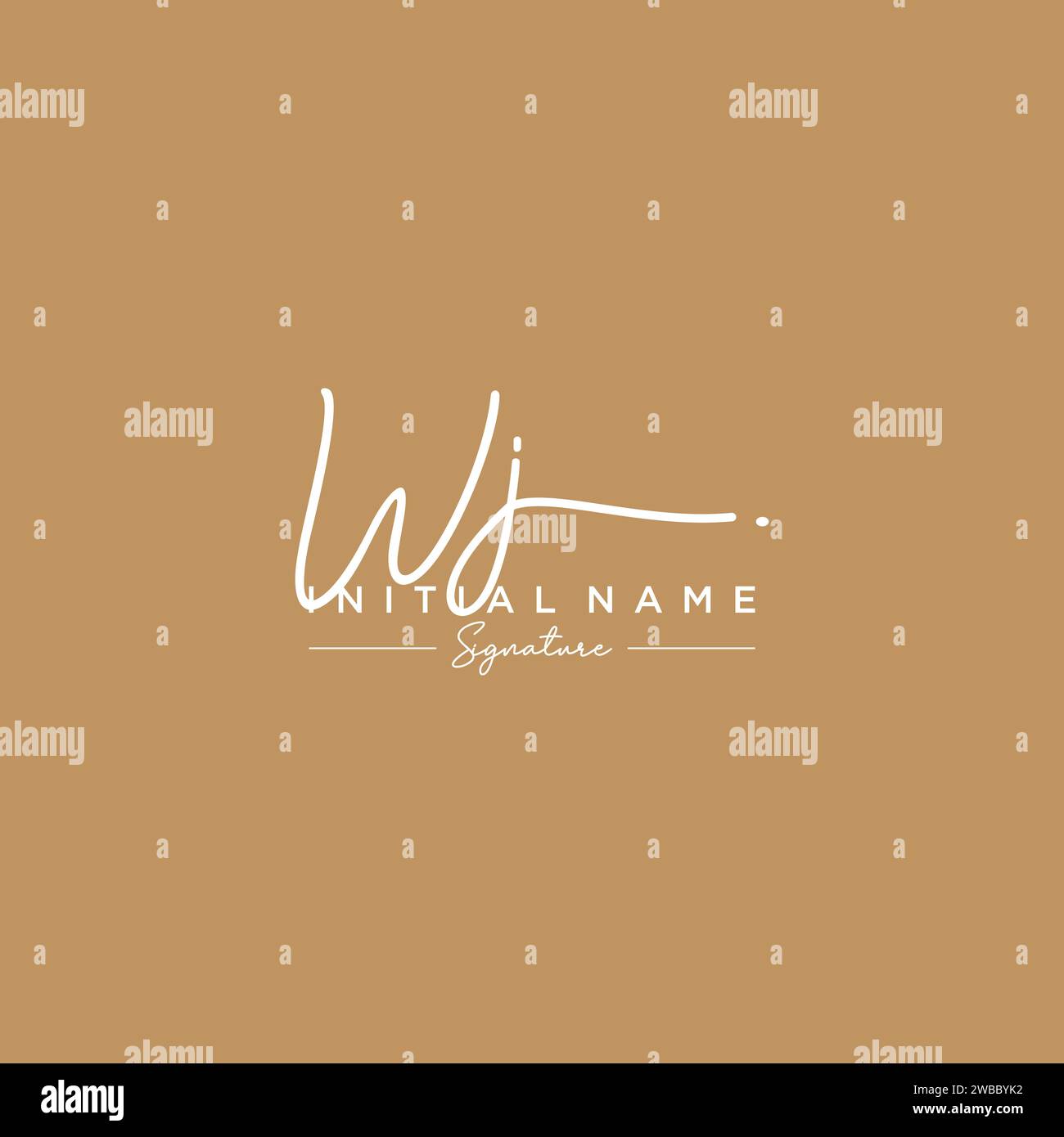 Wj logo vector hi-res stock photography and images - Alamy