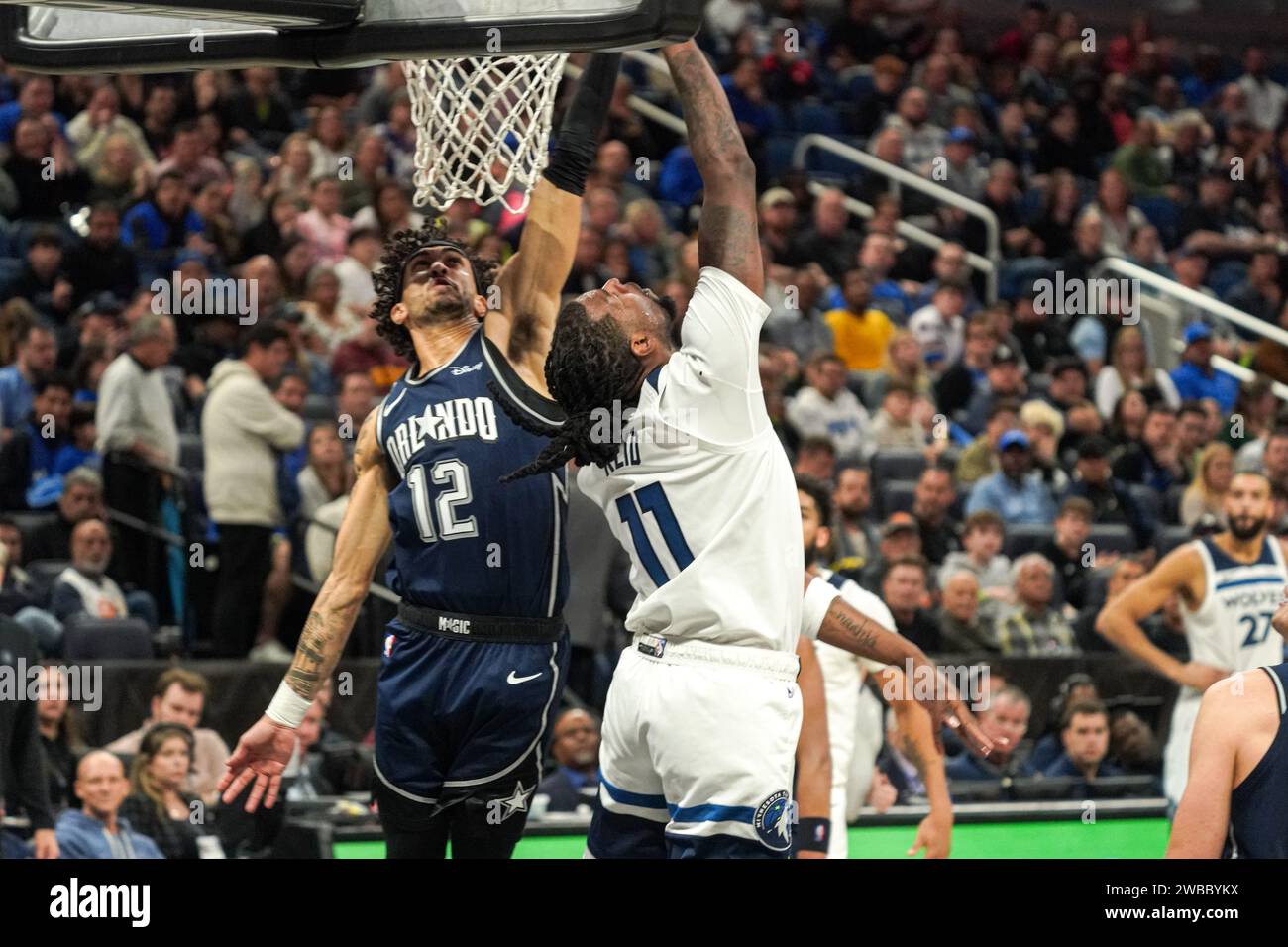 Orlando, Florida, USA, January 9, 2024, Minnesota Timberwolves center ...