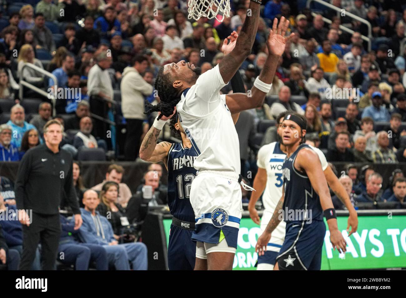 Orlando, Florida, USA, January 9, 2024, Minnesota Timberwolves center ...