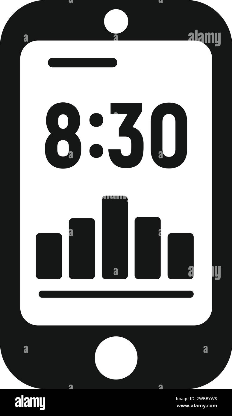 Top graph runner icon simple vector. Fitness app. Life marathon Stock ...