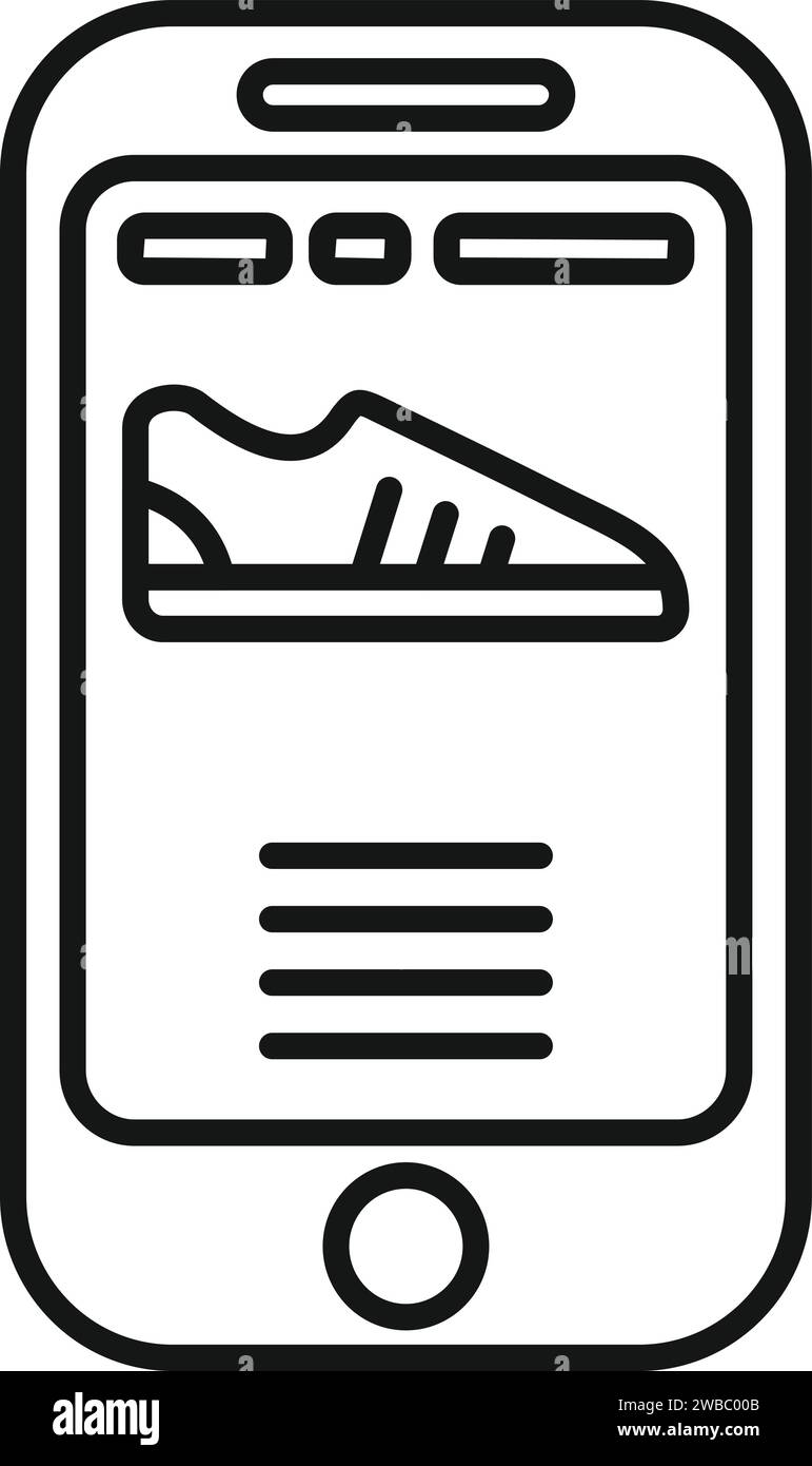 Runner modern app icon outline vector. Fitness person. Health city gym ...
