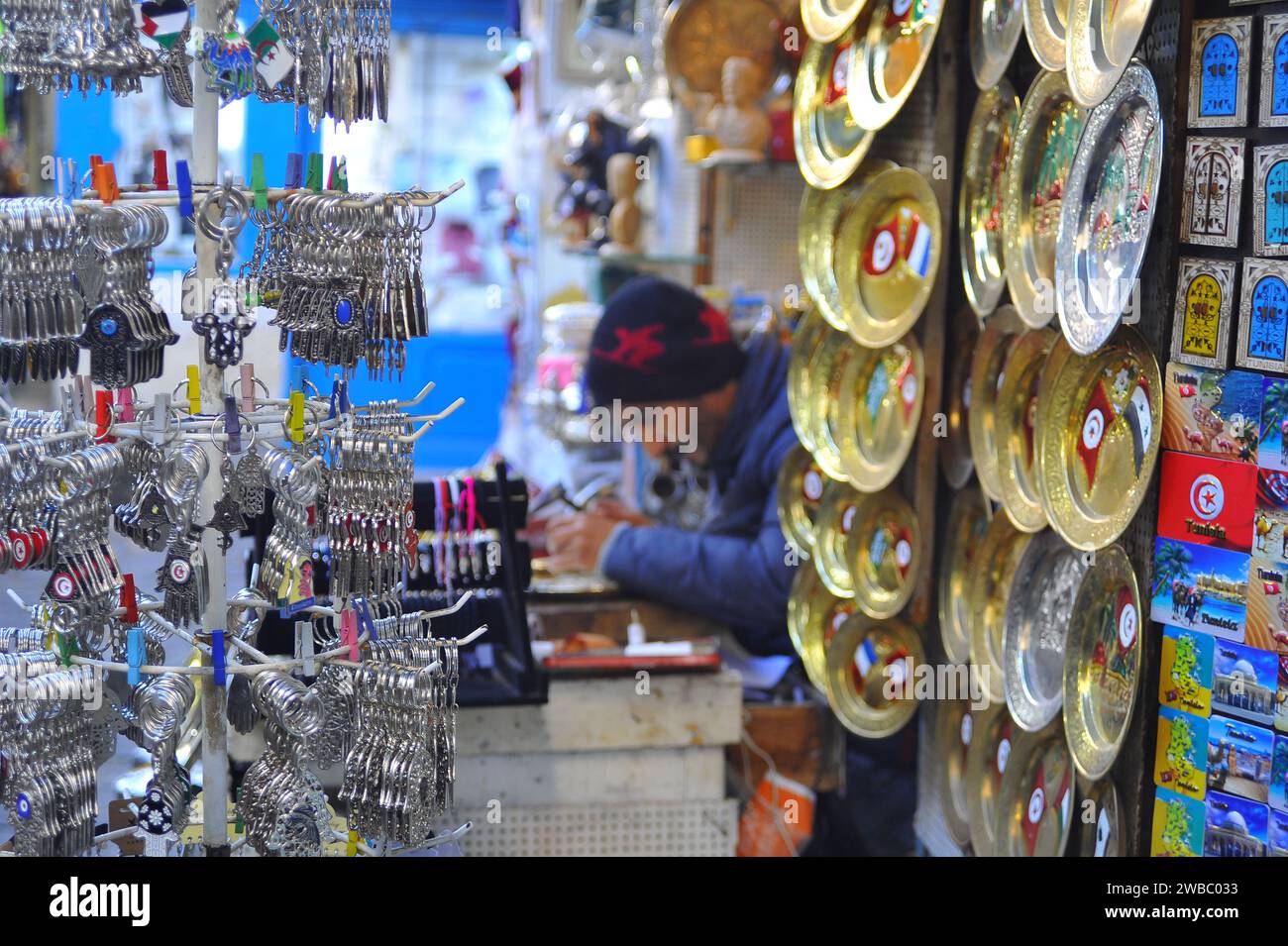 Tunis. 9th Jan, 2024. This photo taken on Jan. 9, 2024 shows engraved ...