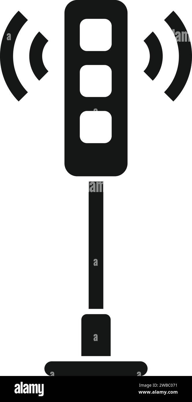 Auto alert chair seat icon simple vector. Care safety view. Control ...