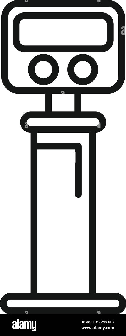 Road sensor toll icon outline vector. Control blind spot. Safety ... Road sensor toll icon outline vector. Control blind spot. Safety ...