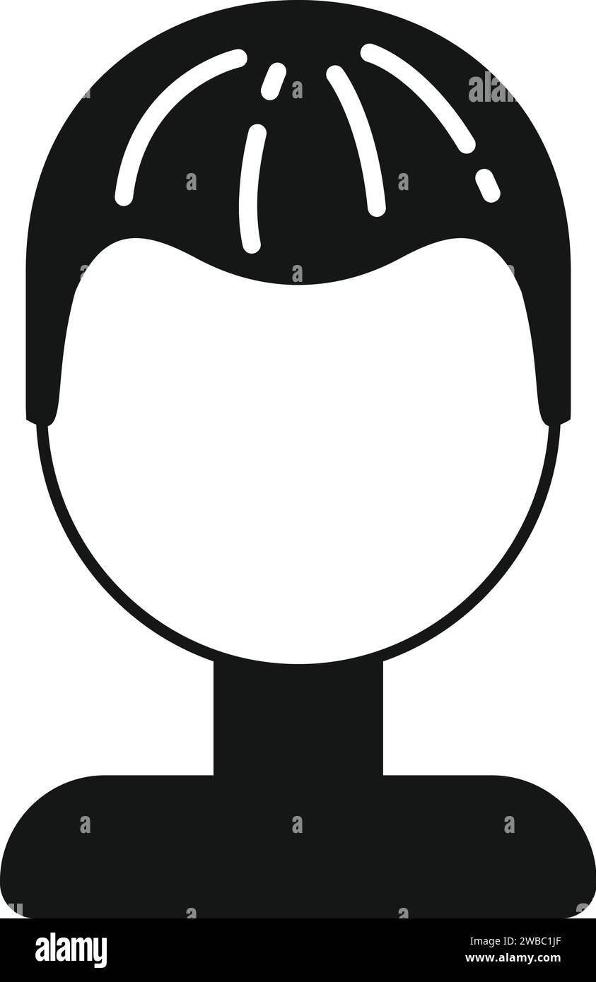 Mannequin hair wig Stock Vector Images - Alamy