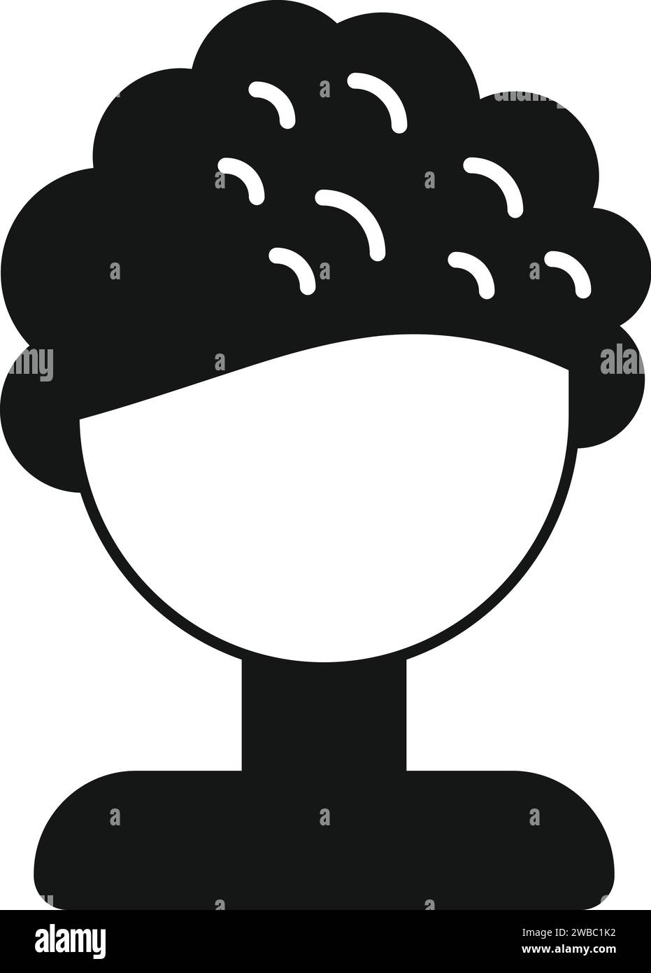Girl beautiful wig icon simple vector. Young style. Fashion elegance ... Girl beautiful wig icon simple vector. Young style. Fashion elegance ...