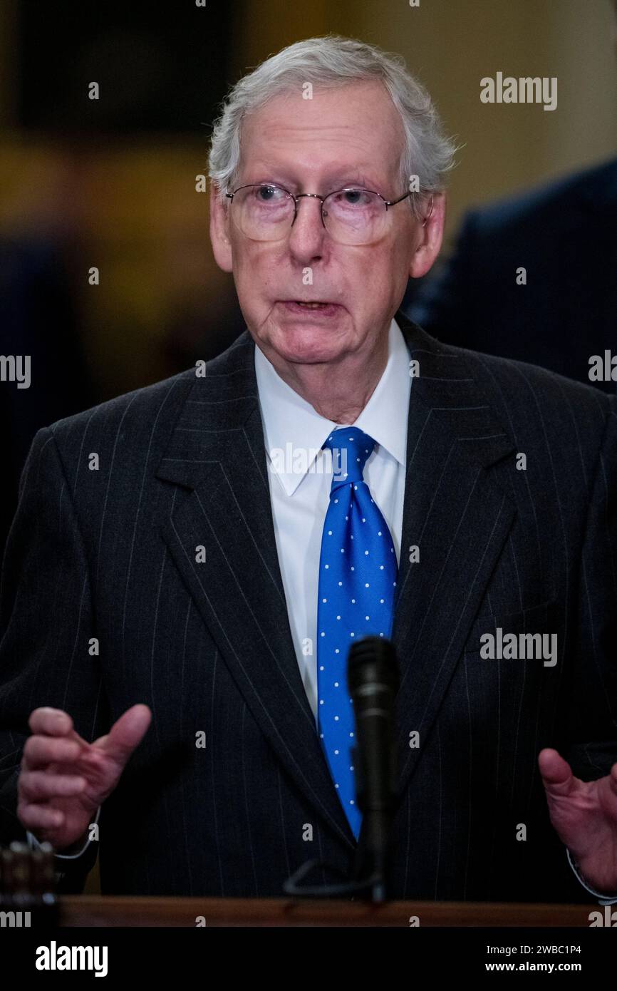 United States Senate Minority Leader Mitch McConnell (Republican of ...
