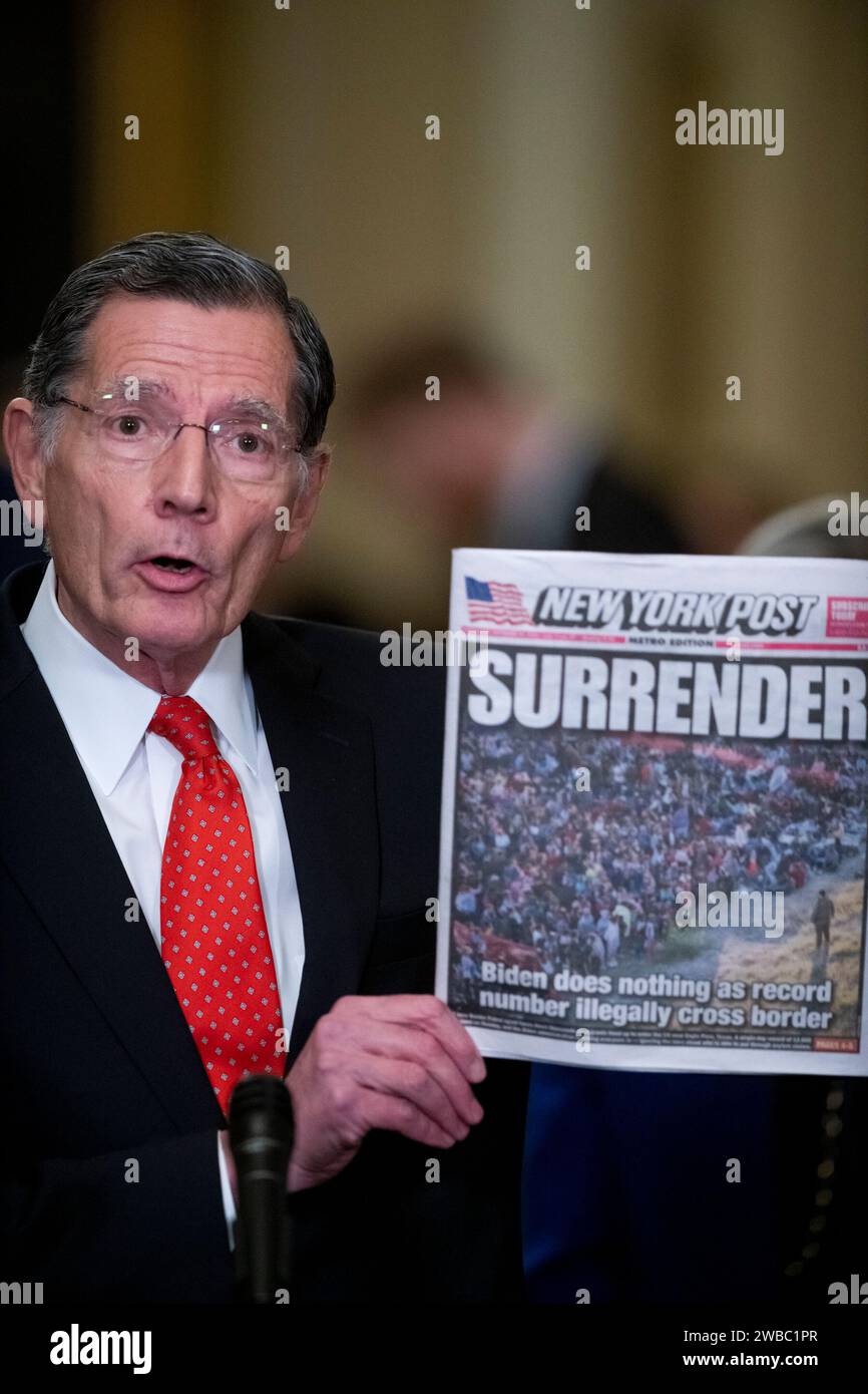 United States Senator John Barrasso (Republican of Wyoming) offers ...