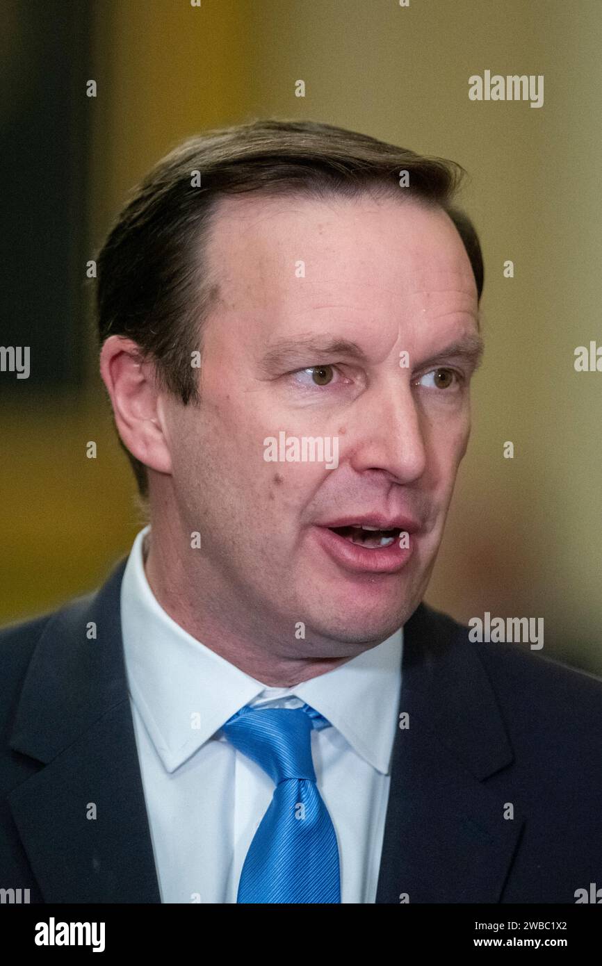 United States Senator Chris Murphy (Democrat of Connecticut) offers ...