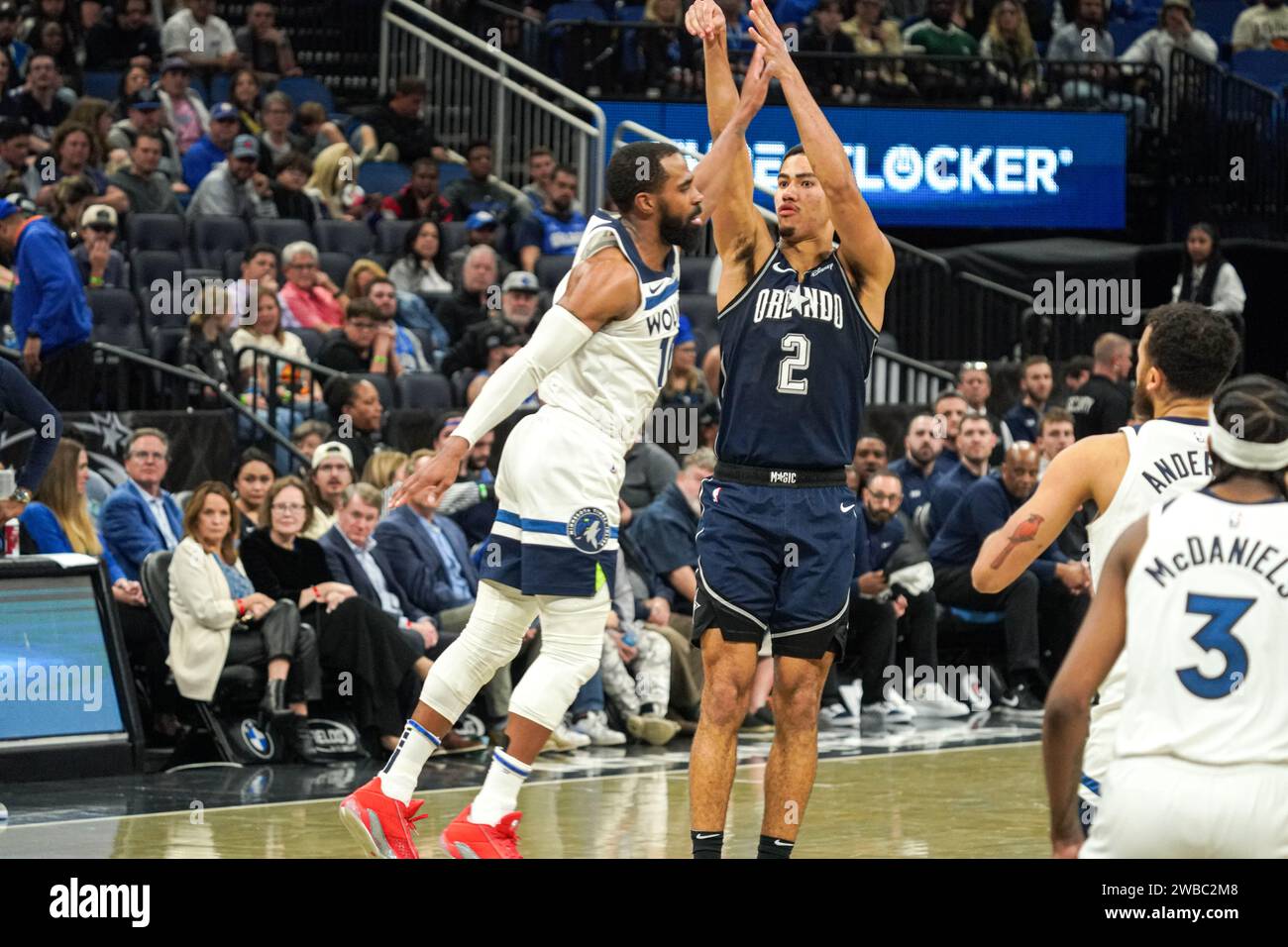 Orlando, Florida, USA, January 9, 2024, Orlando Magic forward Caleb ...
