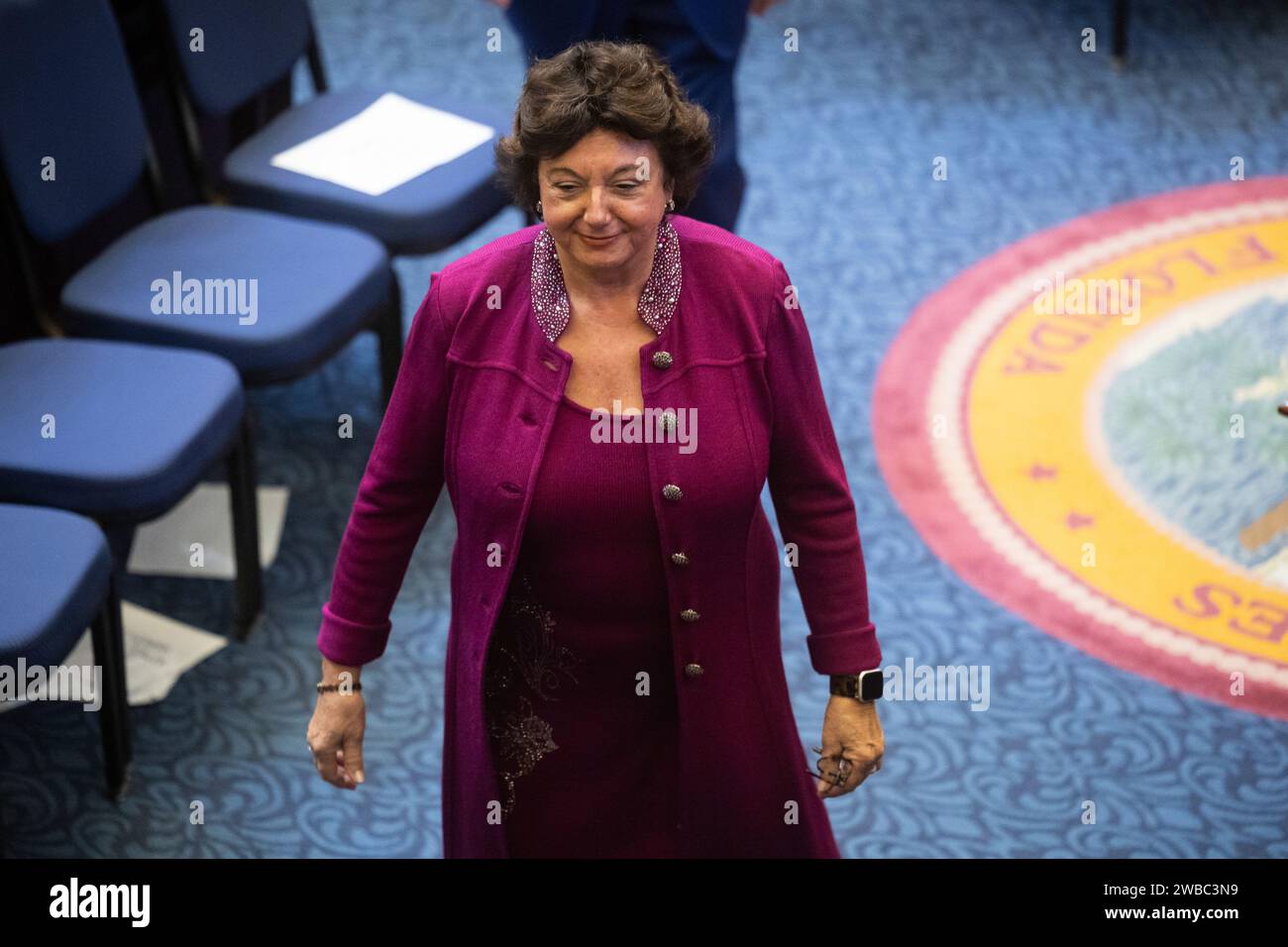 Florida Senate President Kathleen Passidomo arrives for a joint session ...