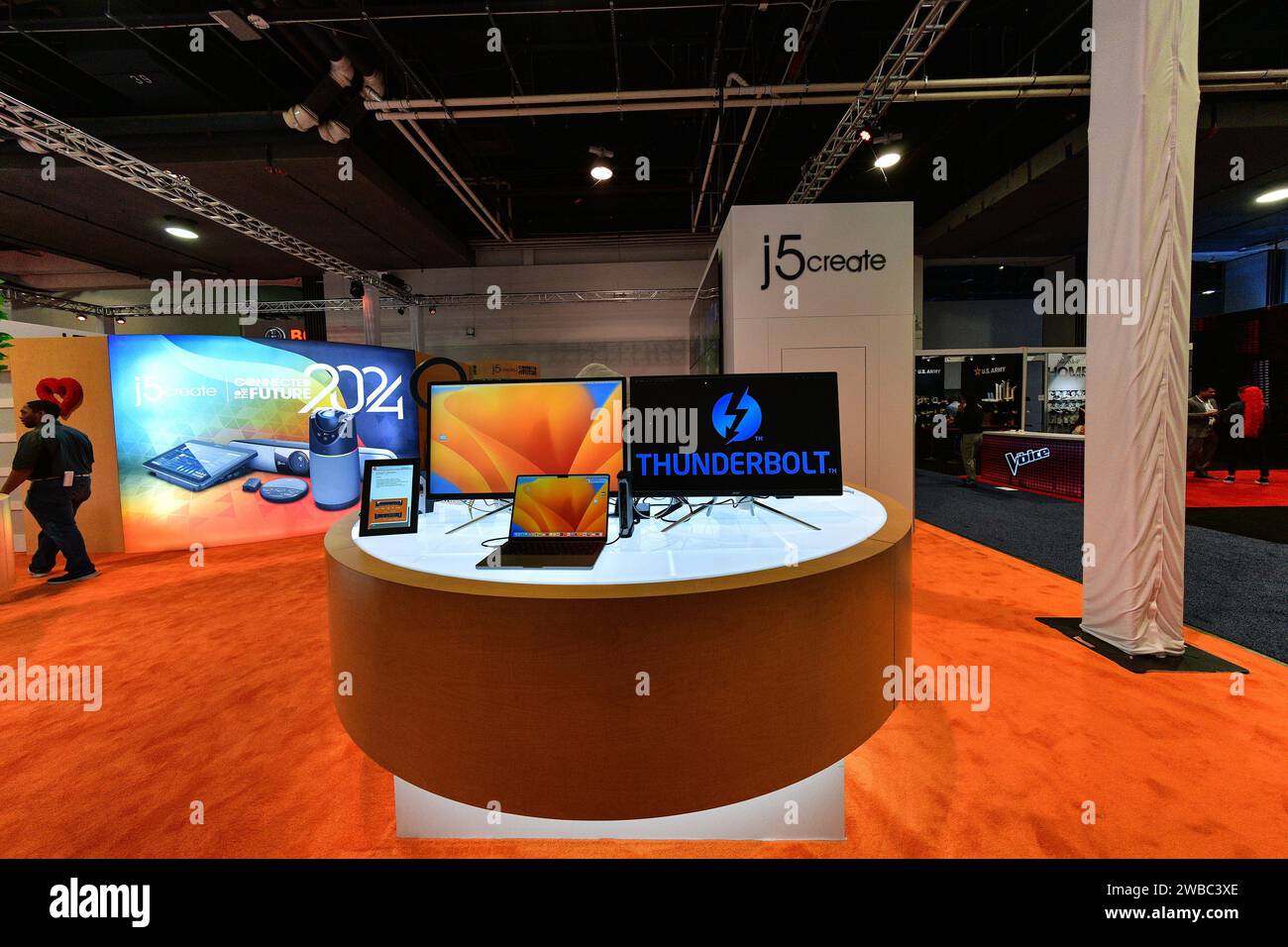 Las Vegas, NV, USA. 9th Jan, 2024. View of CES 2024 at Las Vegas ...
