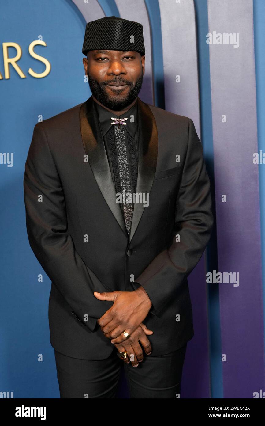 Blitz Bazawule arrives at the Governors Awards on Tuesday, Jan. 9, 2024 ...