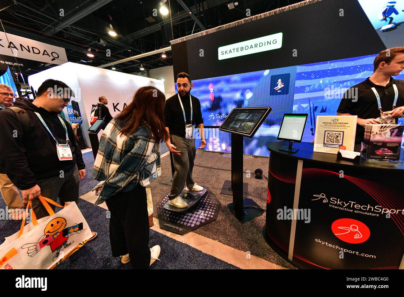 Las Vegas, NV, USA. 9th Jan, 2024. View of CES 2024 at Las Vegas ...